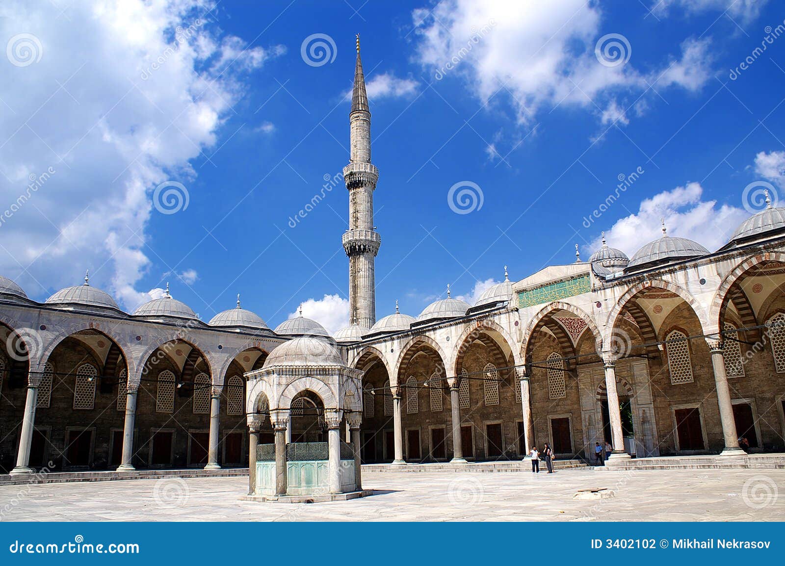 Blue Mosque stock photo. Image of ancient, asia, architecture - 3402102