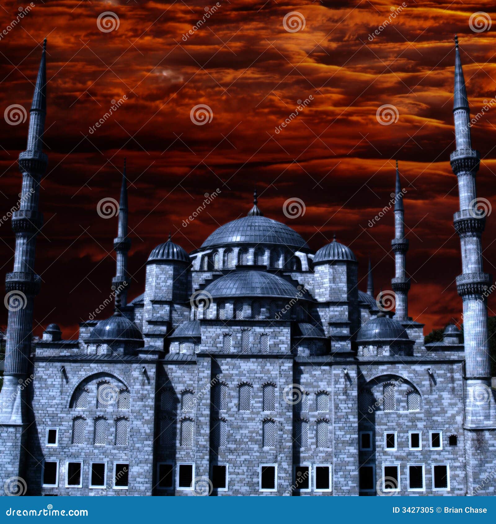 Blue Mosque stock image. Image of blue, history, landmark - 3427305