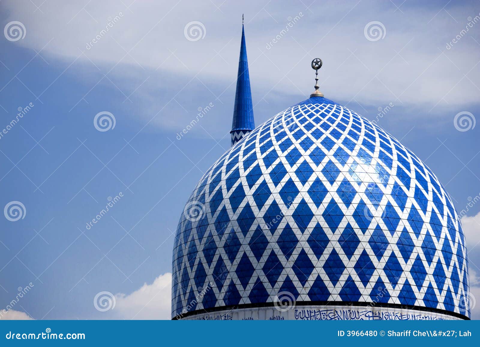 Blue Mosque stock photo. Image of salahuddin, muslim, sacred - 3966480