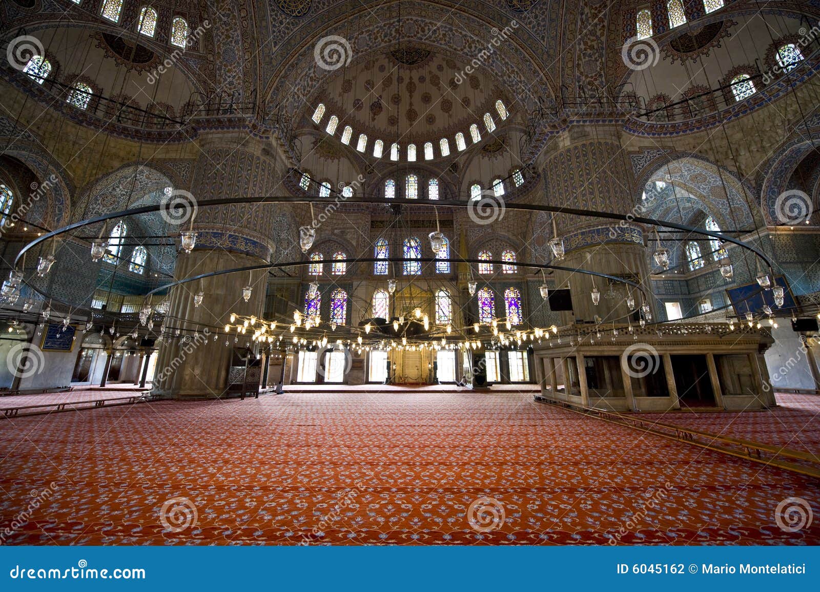 Blue Mosque stock photo. Image of architecture, islam - 6045162