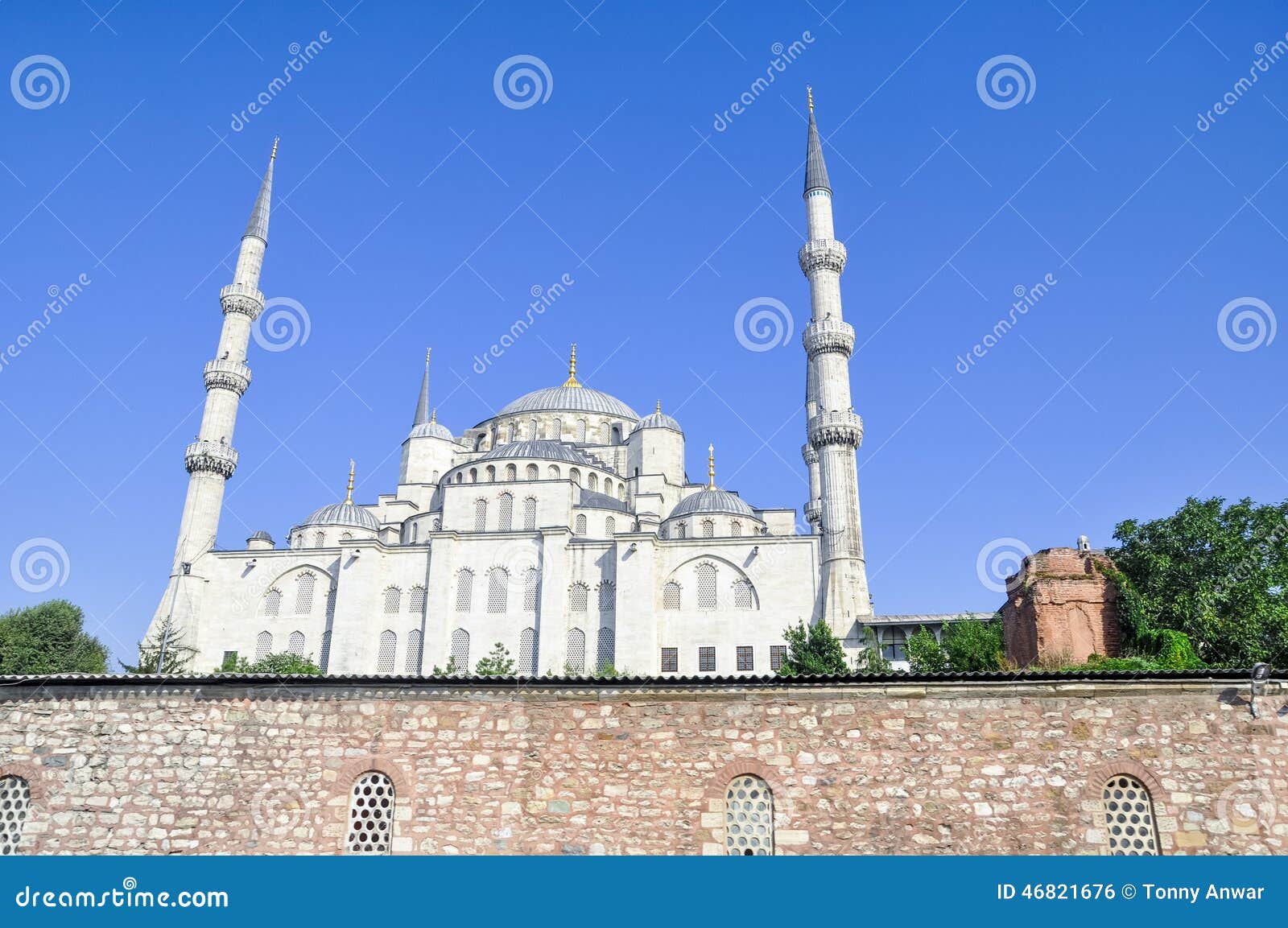 Blue Mosque stock photo. Image of scenic, architecture - 46821676