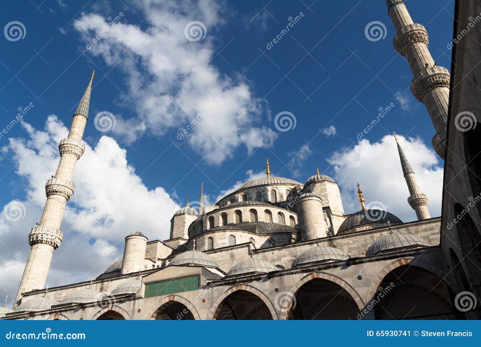 The Blue Mosque and Blue Sky Stock Image - Image of blue, architecture ...
