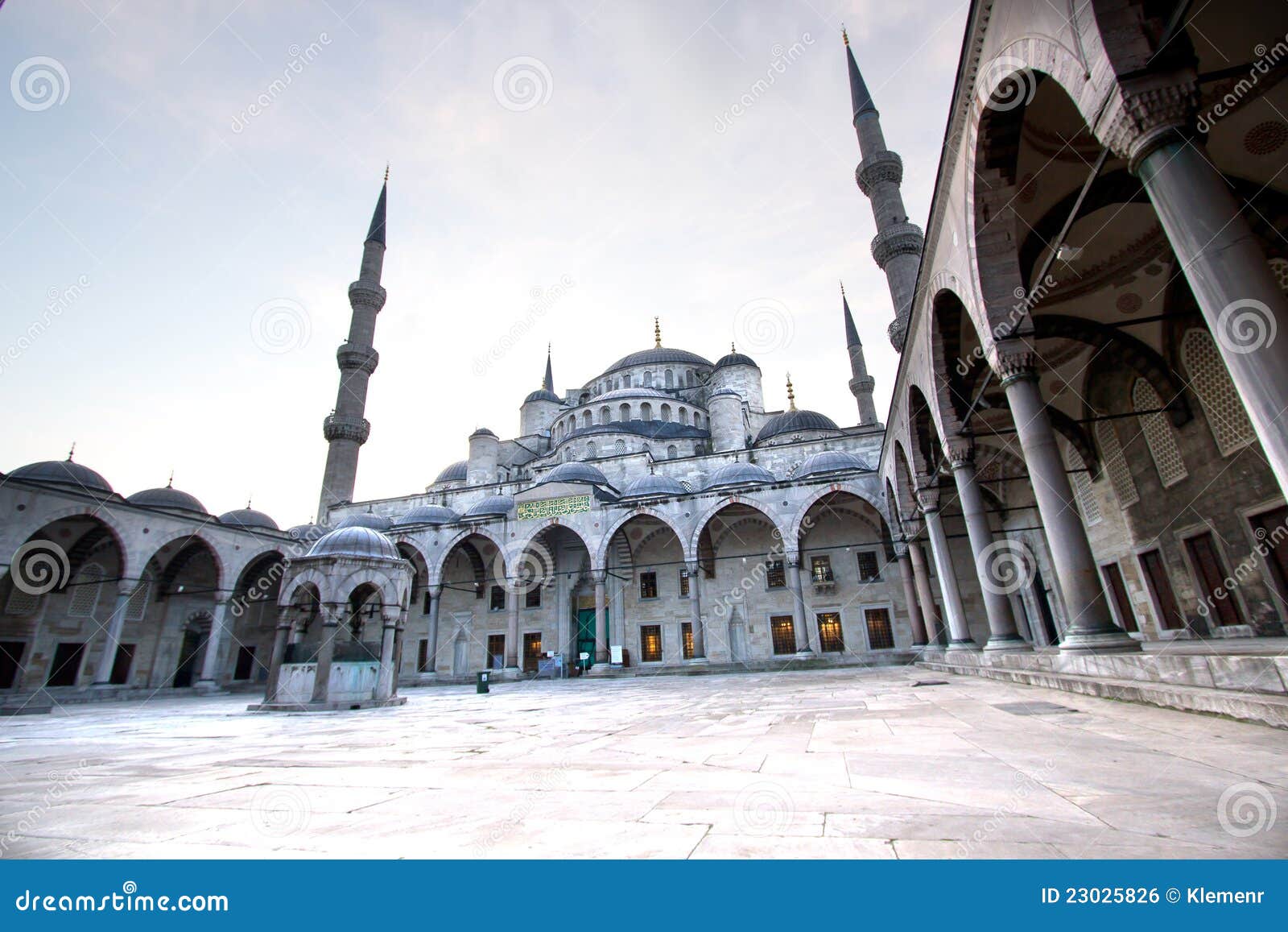 Blue Mosque exterior view stock photo. Image of outdoors - 23025826