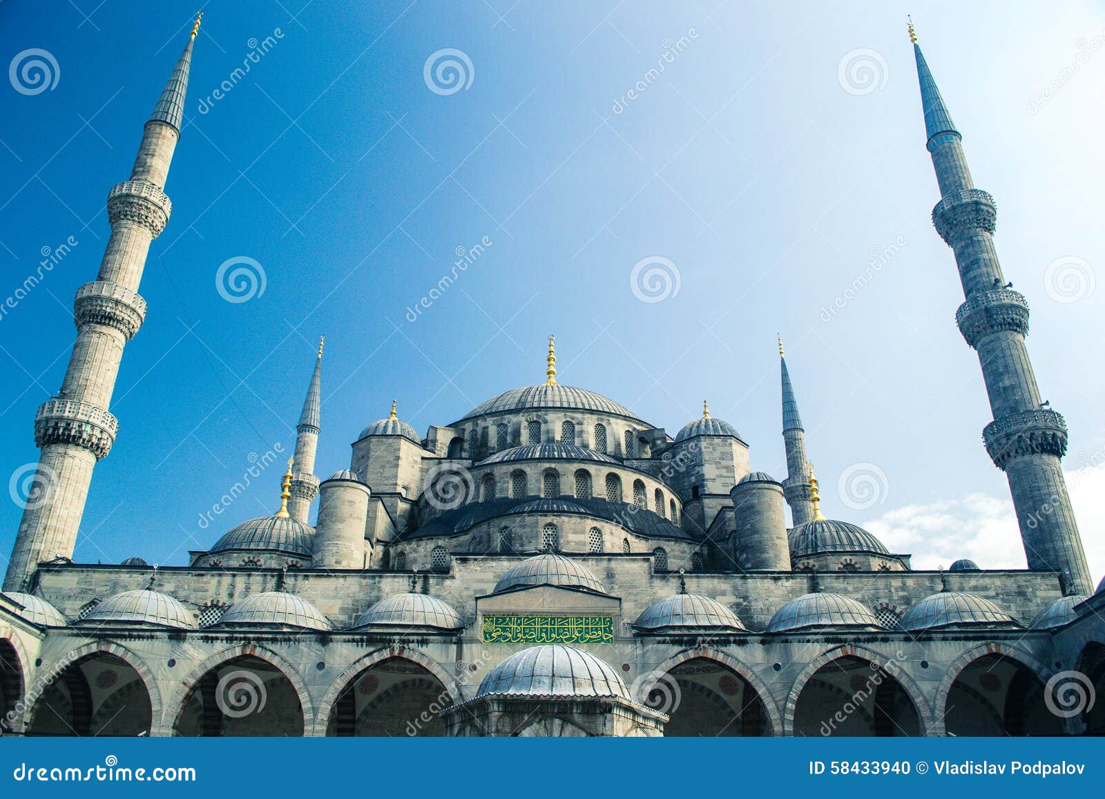 Blue Mosque stock photo. Image of height, minaret, majesty - 58433940