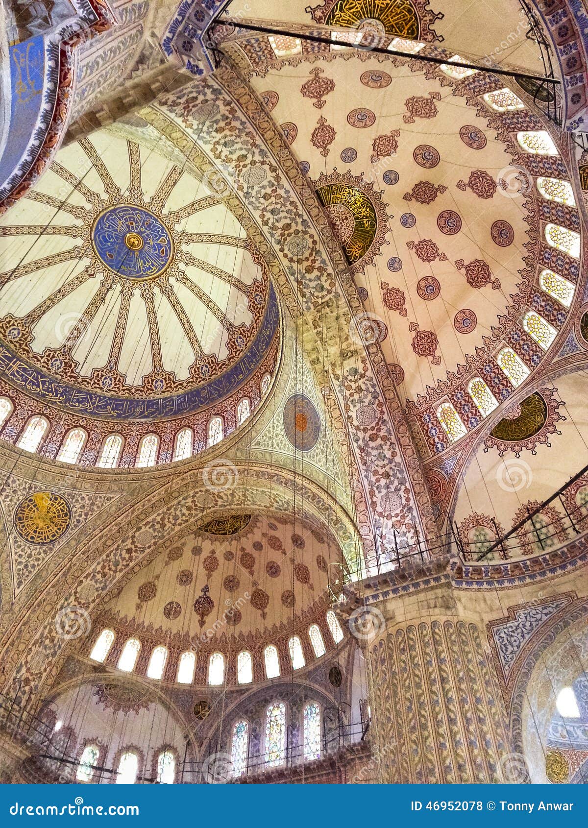 Blue Mosque stock photo. Image of interior, majestic - 46952078