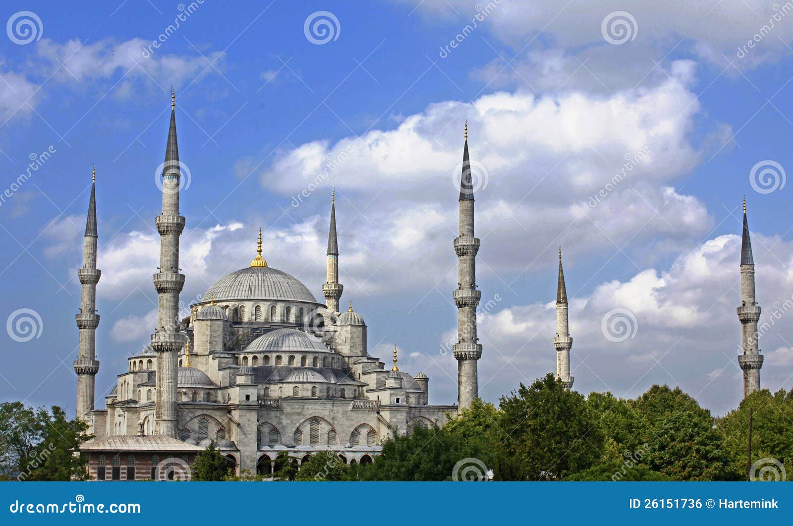 Blue Mosque in Istanbul, Turkey Stock Photo - Image of dome, building ...