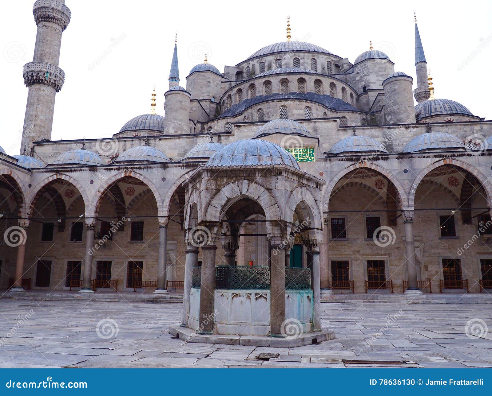 The Blue Mosque stock photo. Image of dome, religious - 78636130