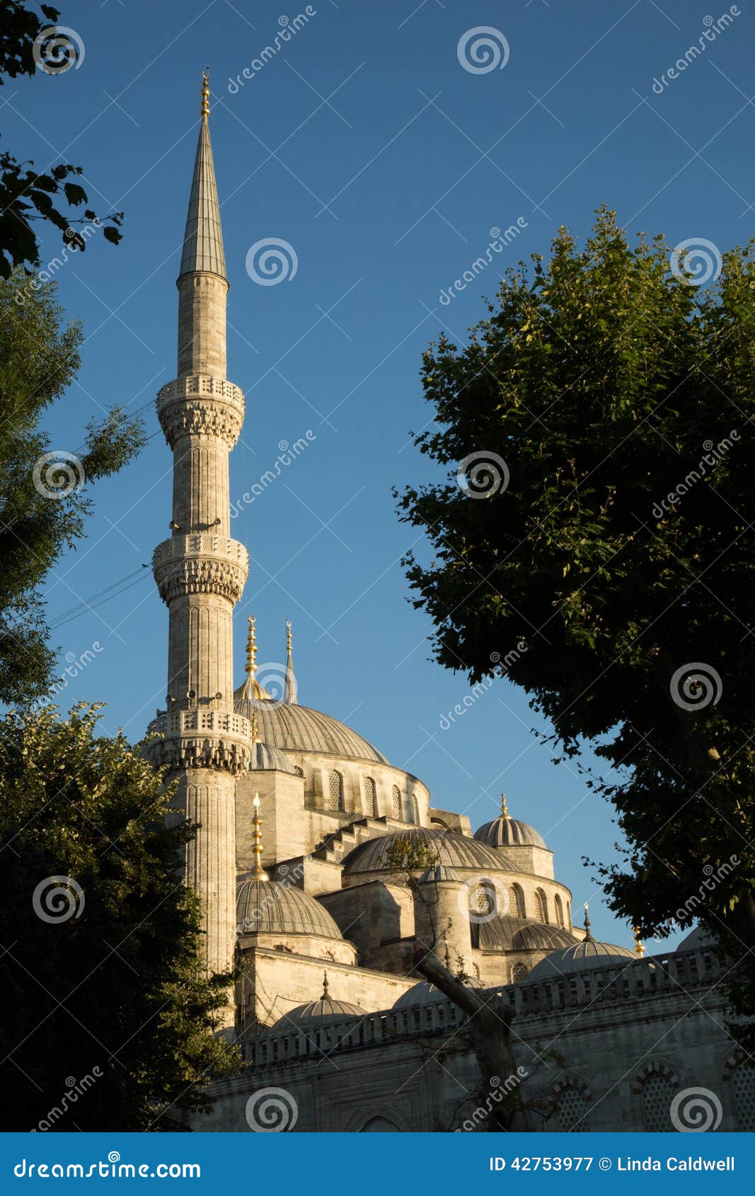 Blue mosque minaret stock image. Image of minaret, sultanahmet - 42753977