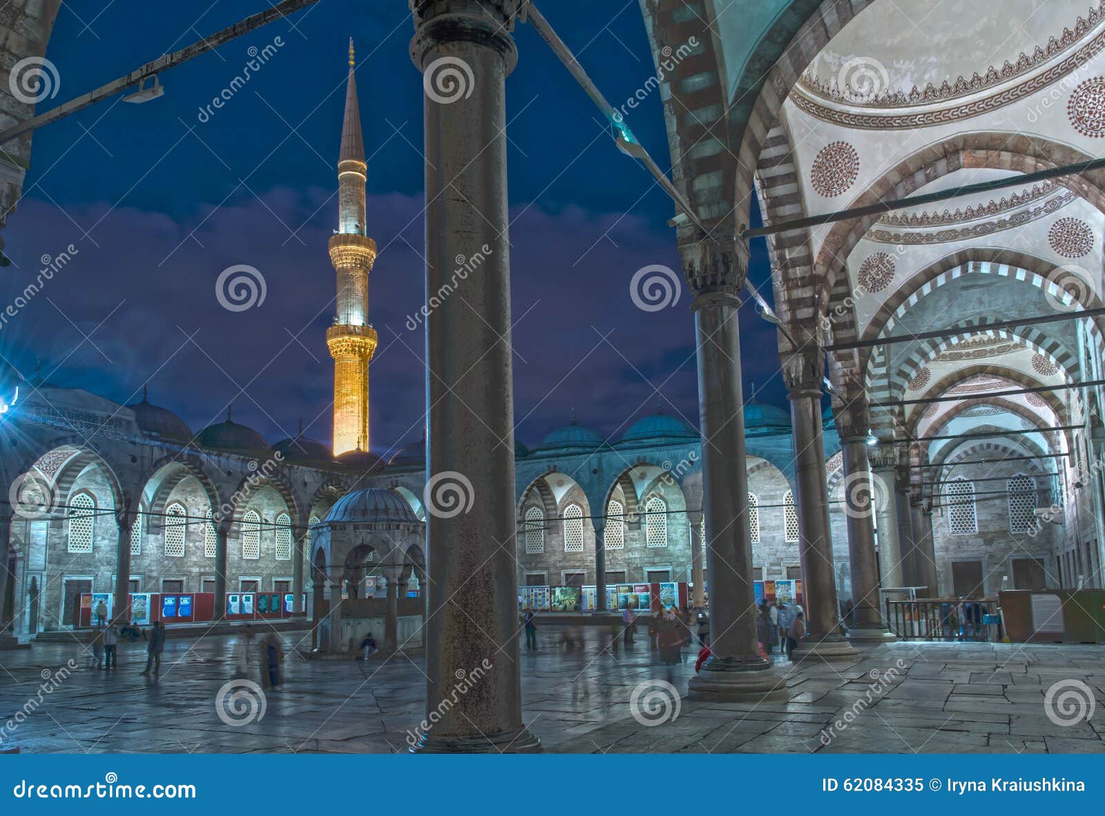The Blue Mosque, stock image. Image of minaret, brickwork - 62084335