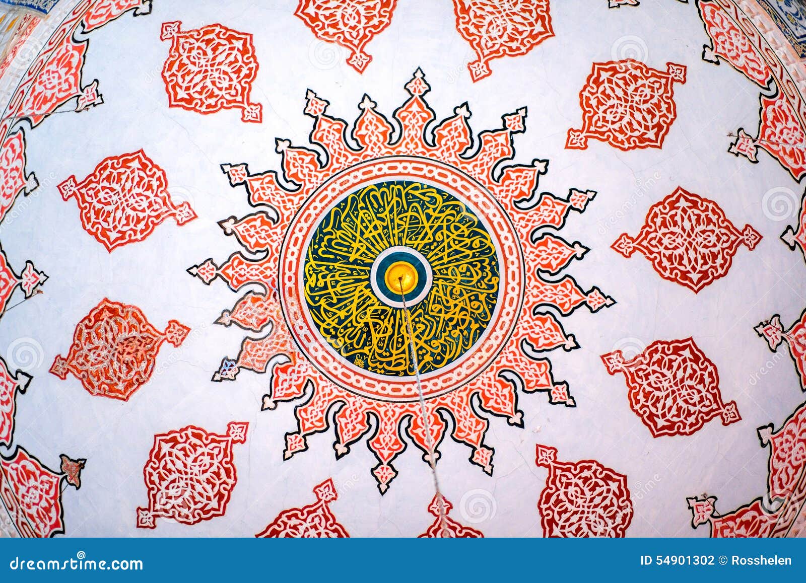 Blue mosque ornament stock photo. Image of ornament, landmark - 54901302