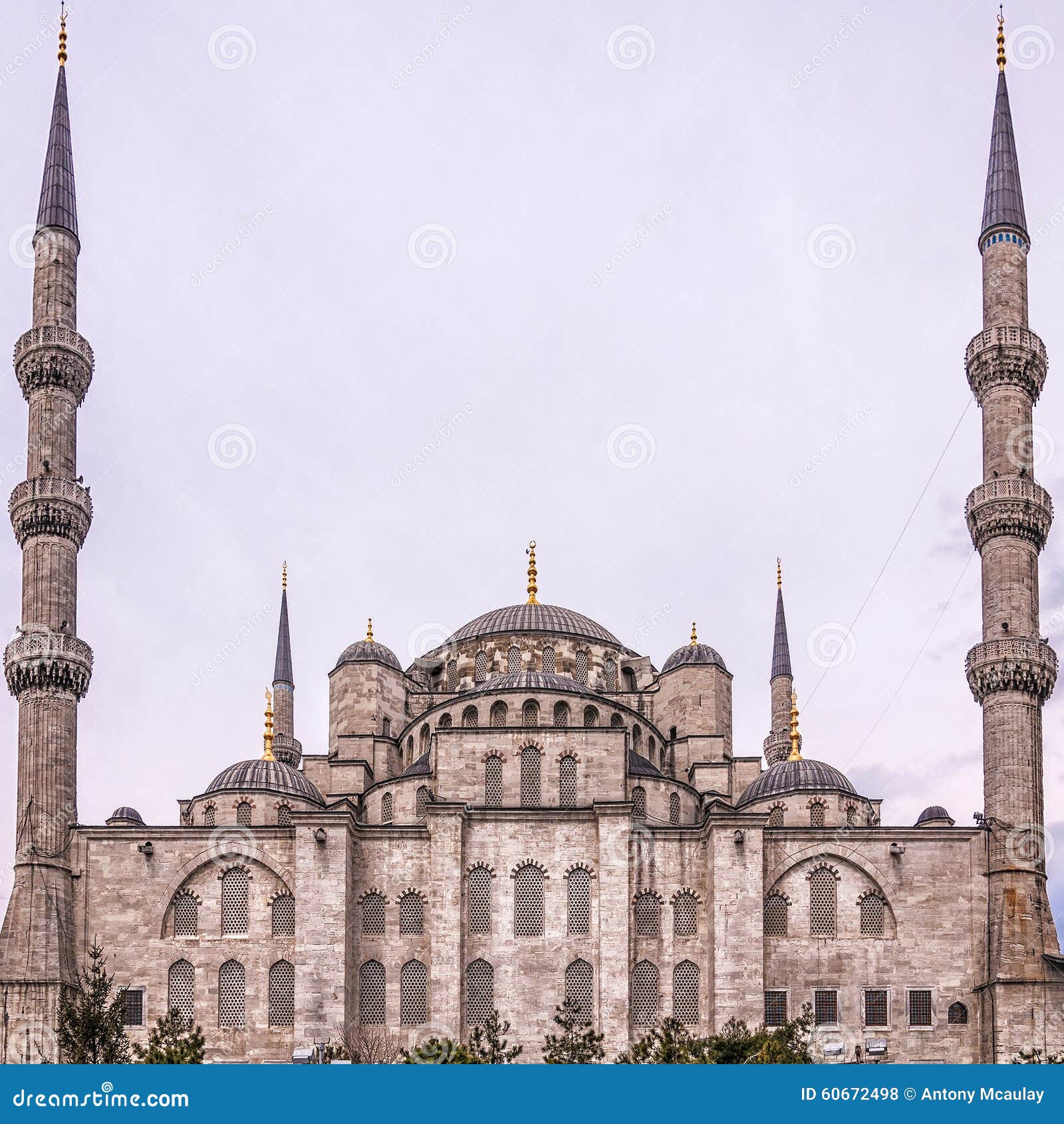 Blue Mosque Rear Side stock photo. Image of europe, history - 60672498