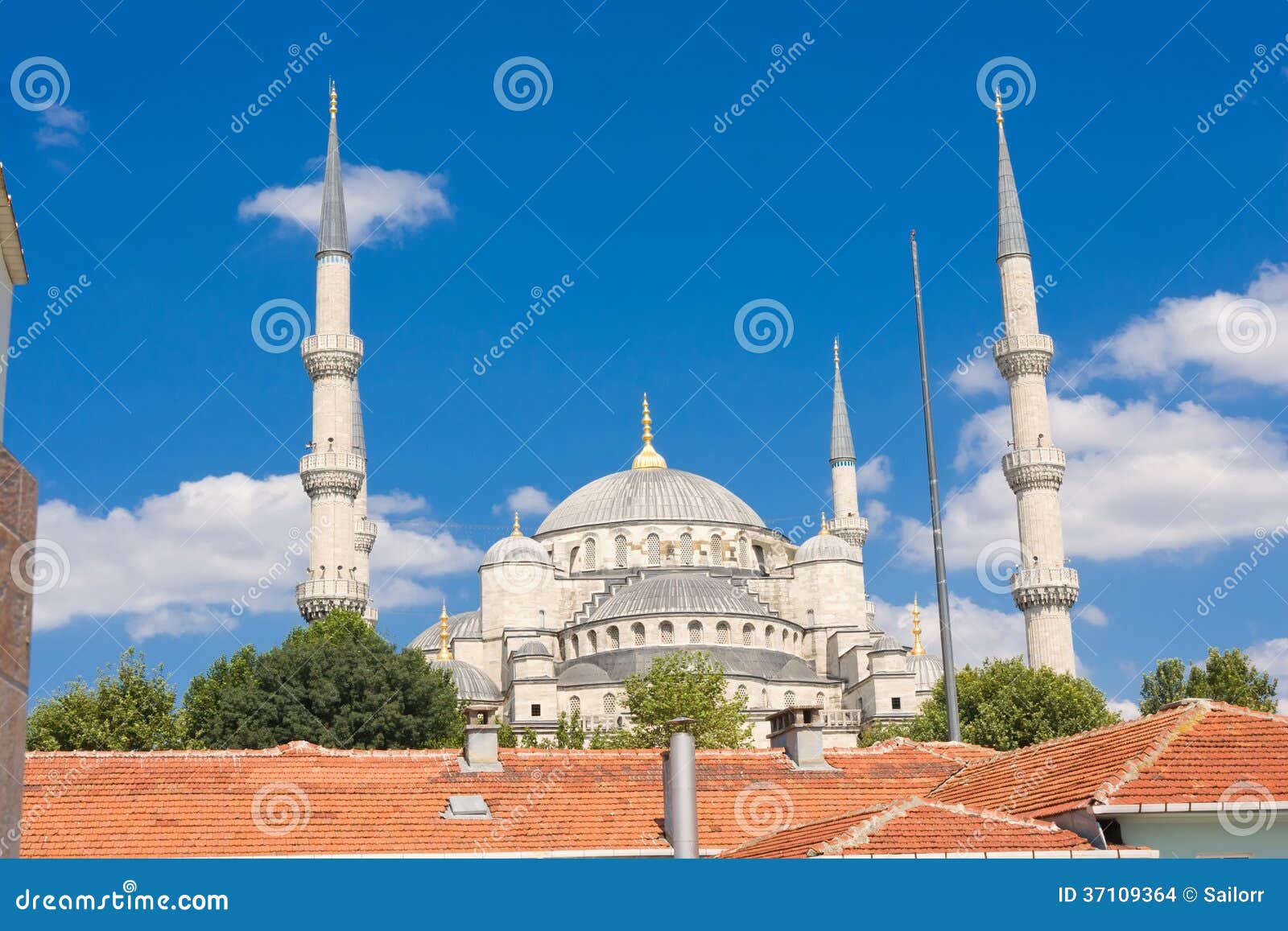 Blue Mosque stock photo. Image of islam, spirituality - 37109364