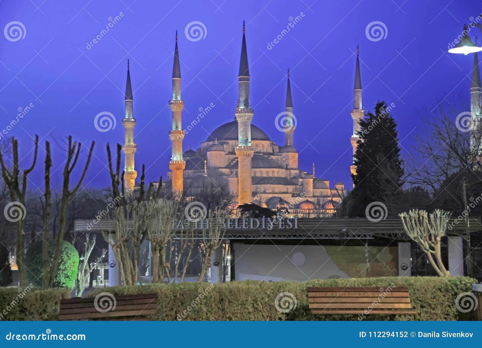 ISTANBUL, TURKEY - MARCH 24, 2012: the Blue Mosque in Morning Light ...