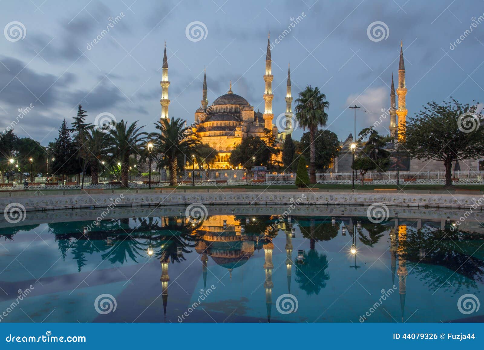 Blue mosque editorial photo. Image of asia, clouds, prayer - 44079326