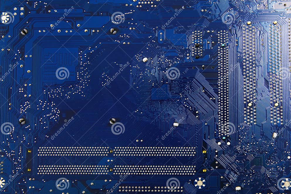 Blue motherboard texture stock image. Image of tech - 219684491