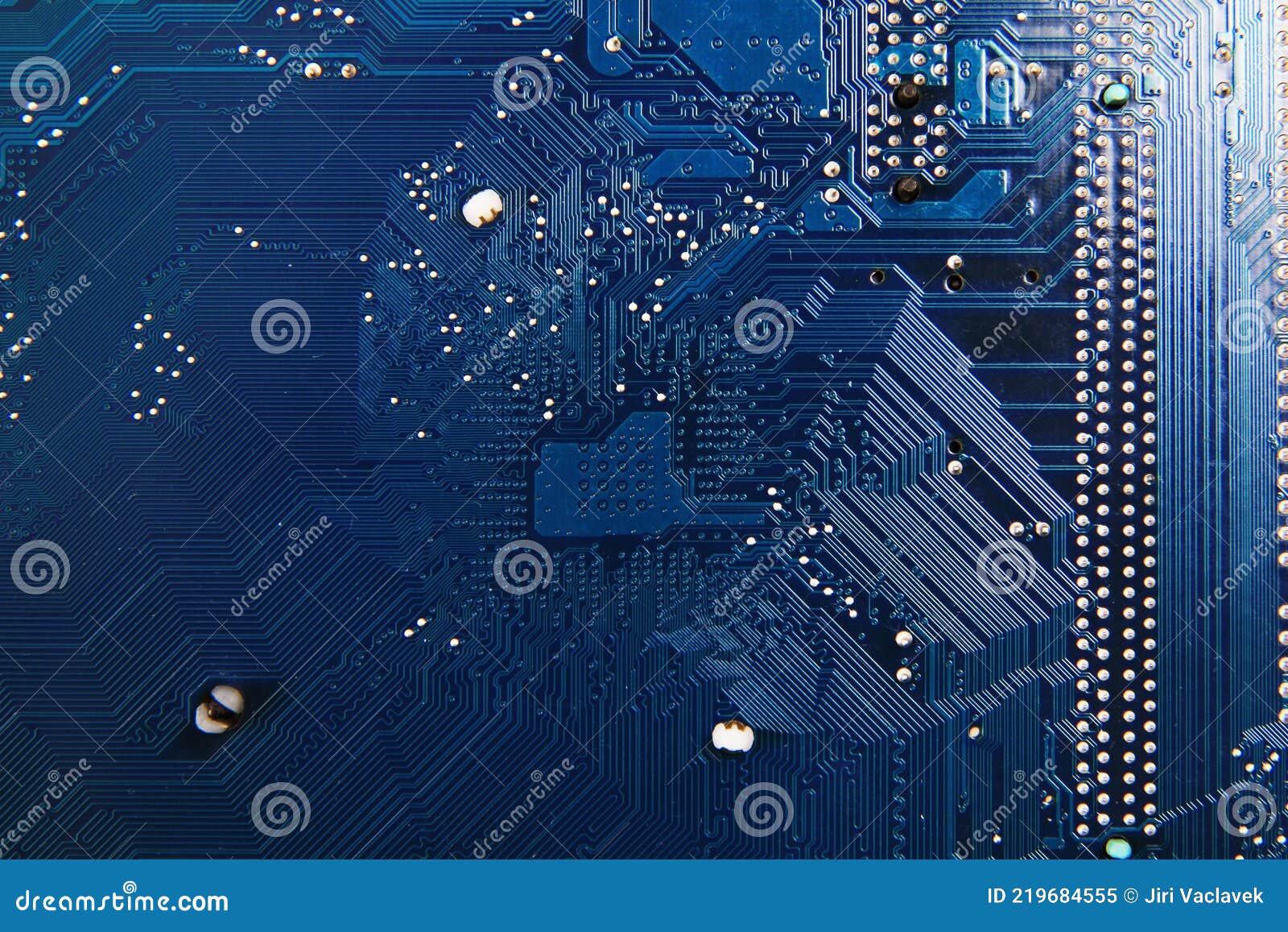 Blue motherboard texture stock image. Image of electrical - 219684555