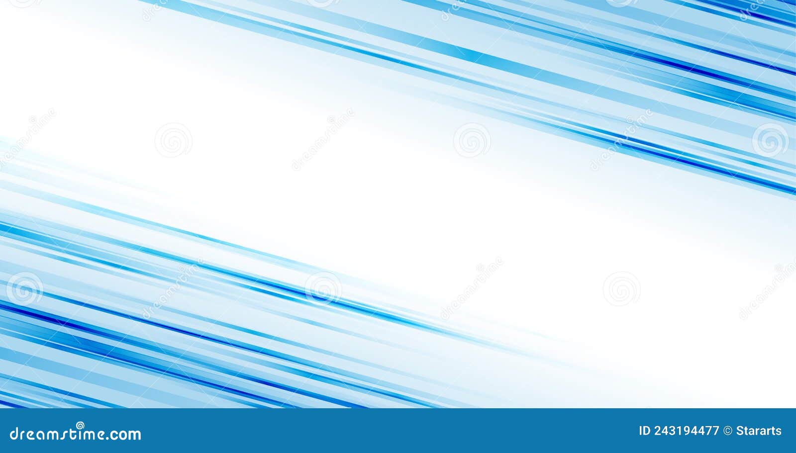 Blue Motion Lines on White Background Stock Vector - Illustration of ...