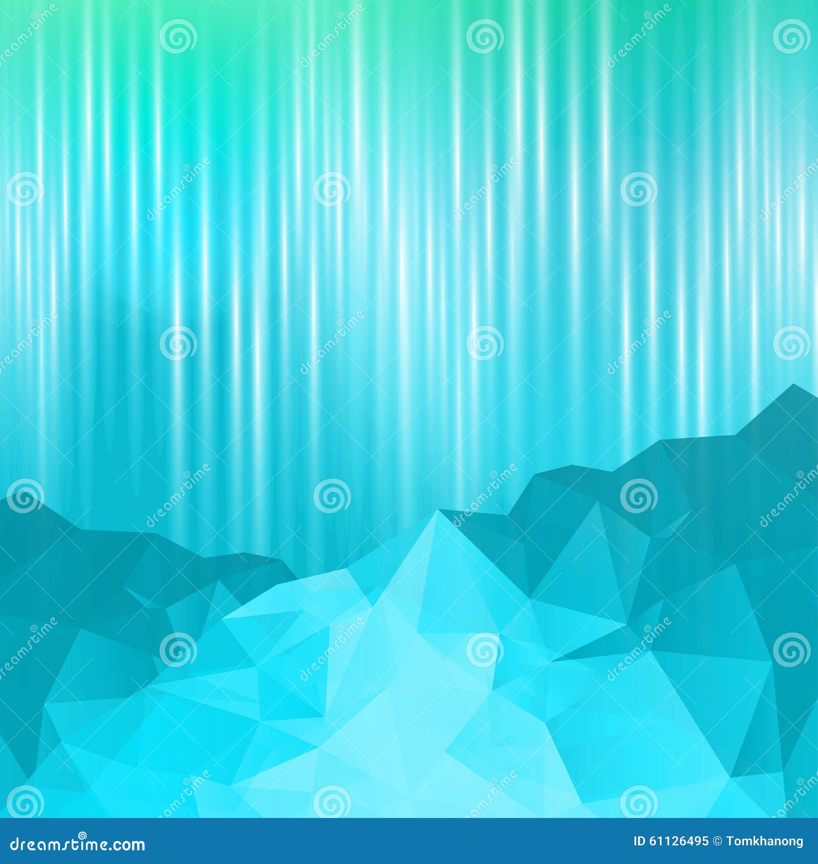 Blue Mountain Abstract Background Stock Illustration - Illustration of ...