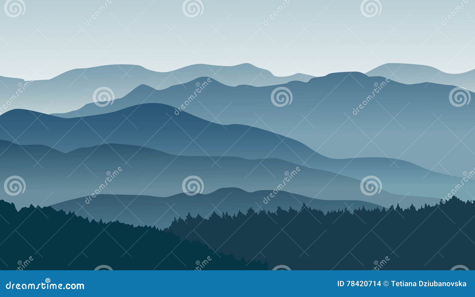 Set Mountain Ridge With Many Peaks - Vector Royalty-Free Stock Image ...