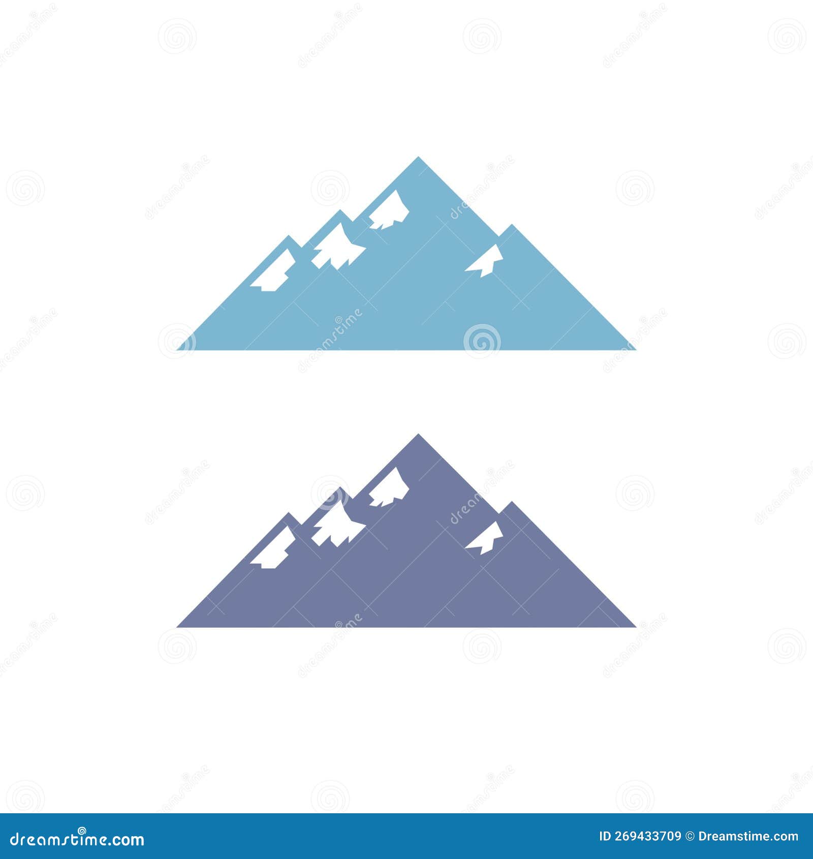 BLUE MOUNTAINS LOGO, SIGN, SYMBOL Stock Vector - Illustration of sign ...