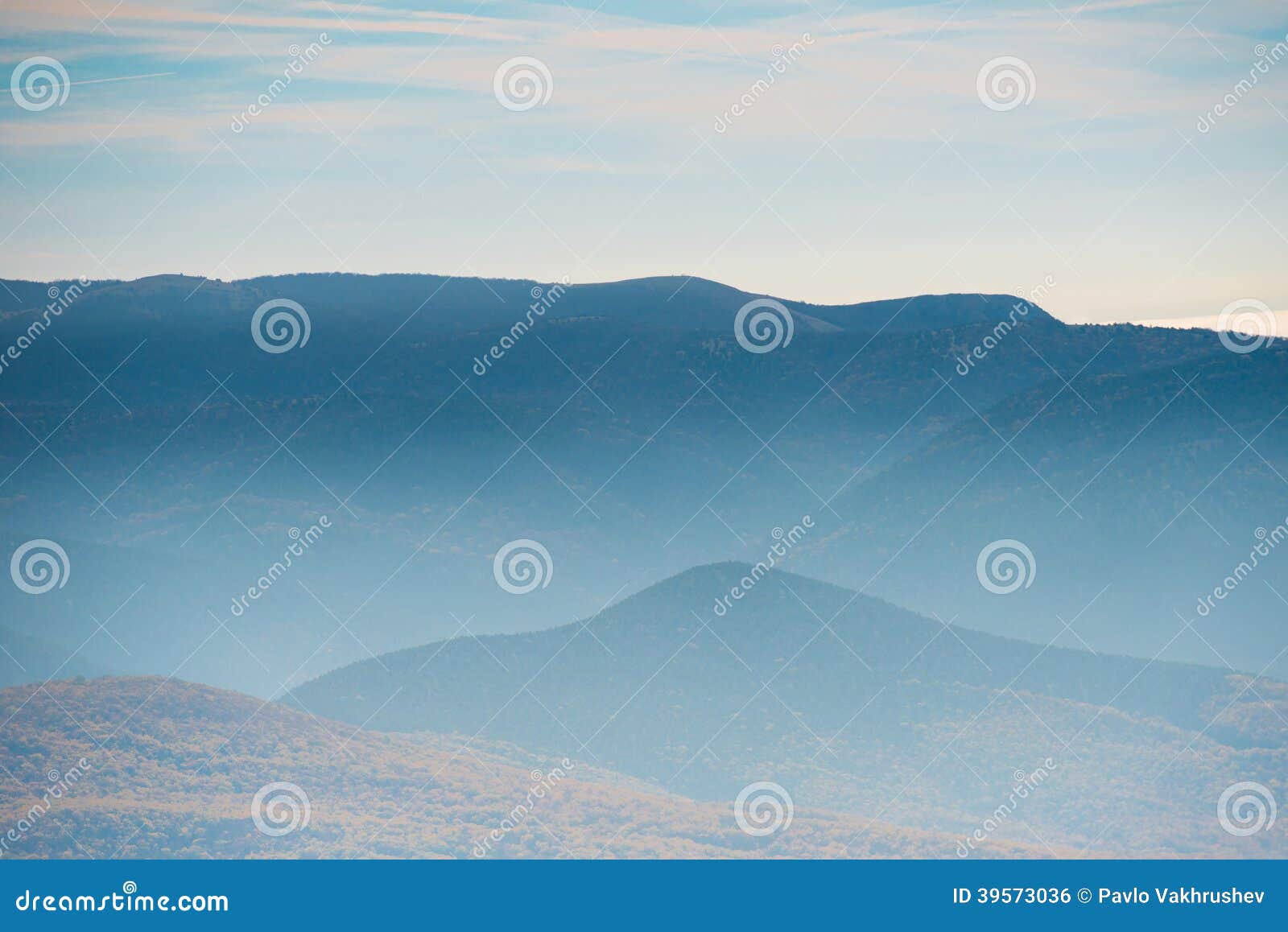 Blue Mountains during Sunset Stock Photo - Image of rural, environment ...