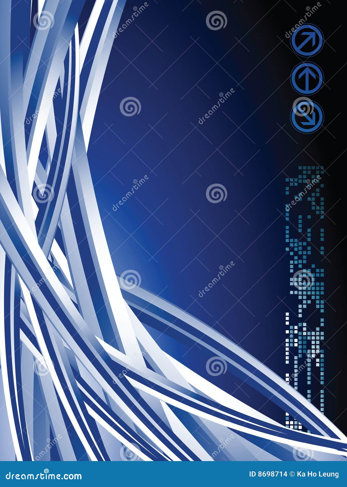 Blue movement stock vector. Illustration of moving, wave - 8698714