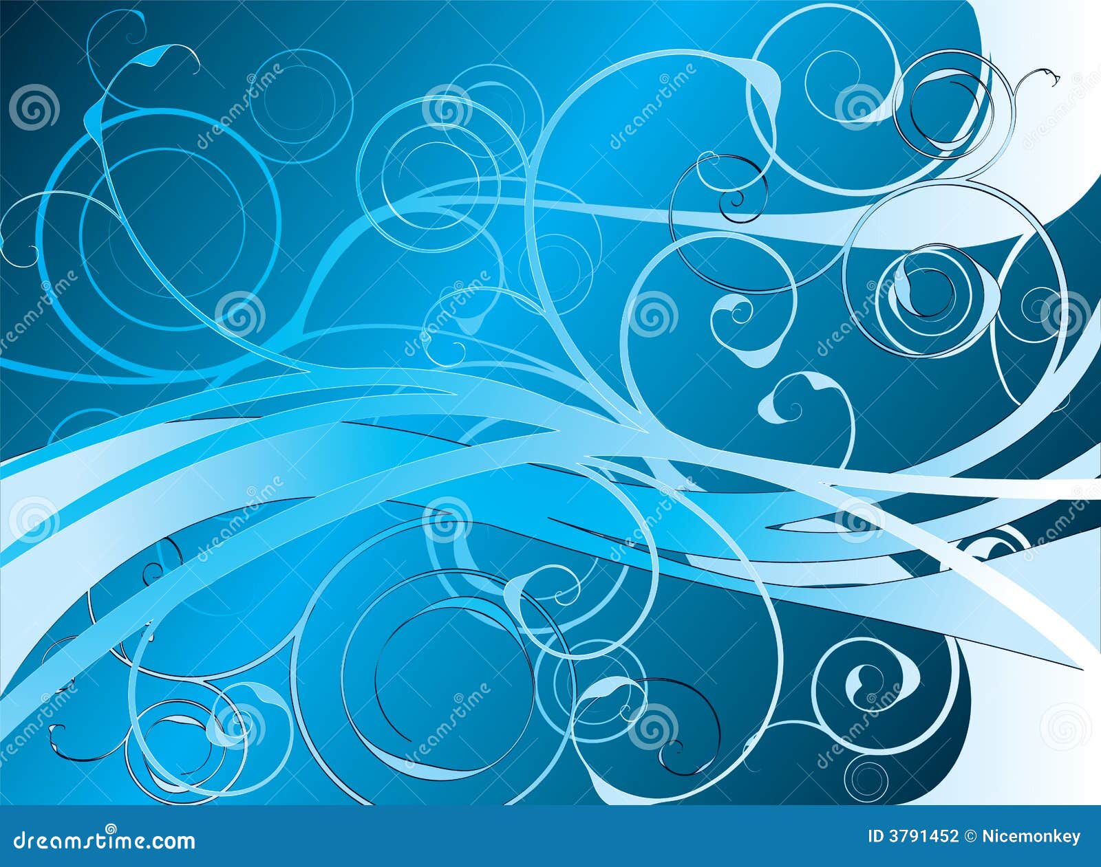 Blue muddle stock vector. Illustration of cobalt, cyan - 3791452