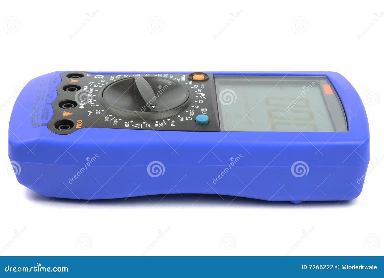 Blue multimeter stock photo. Image of professional, multimeter - 7266222