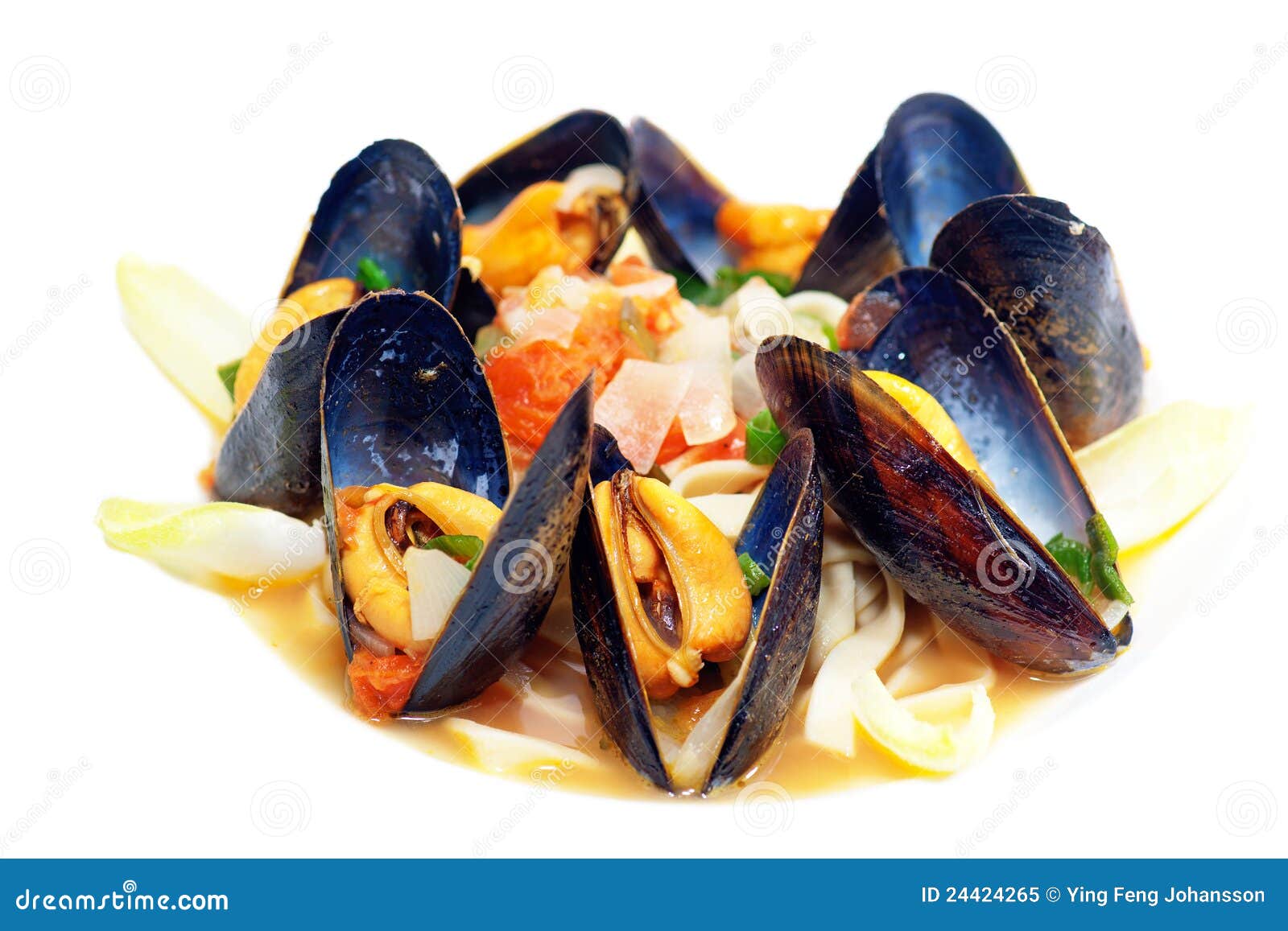 Blue mussels dish stock image. Image of meal, mollusk - 24424265