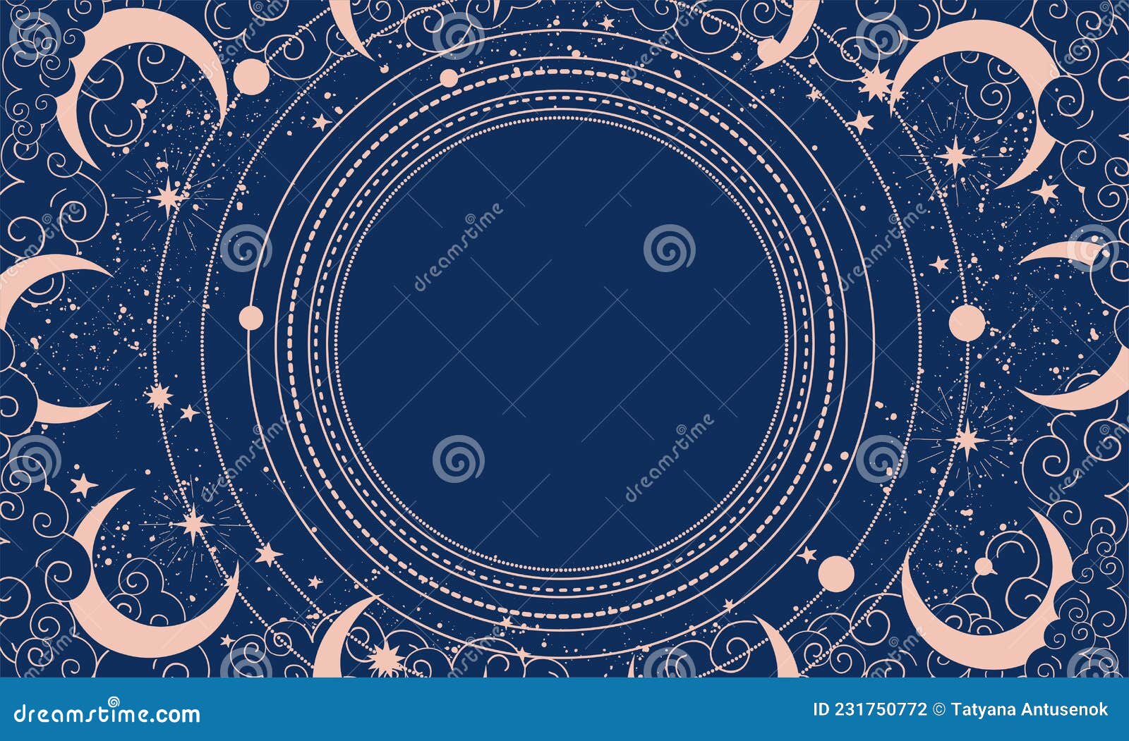 Mystical Background Cartoon Vector | CartoonDealer.com #39531467