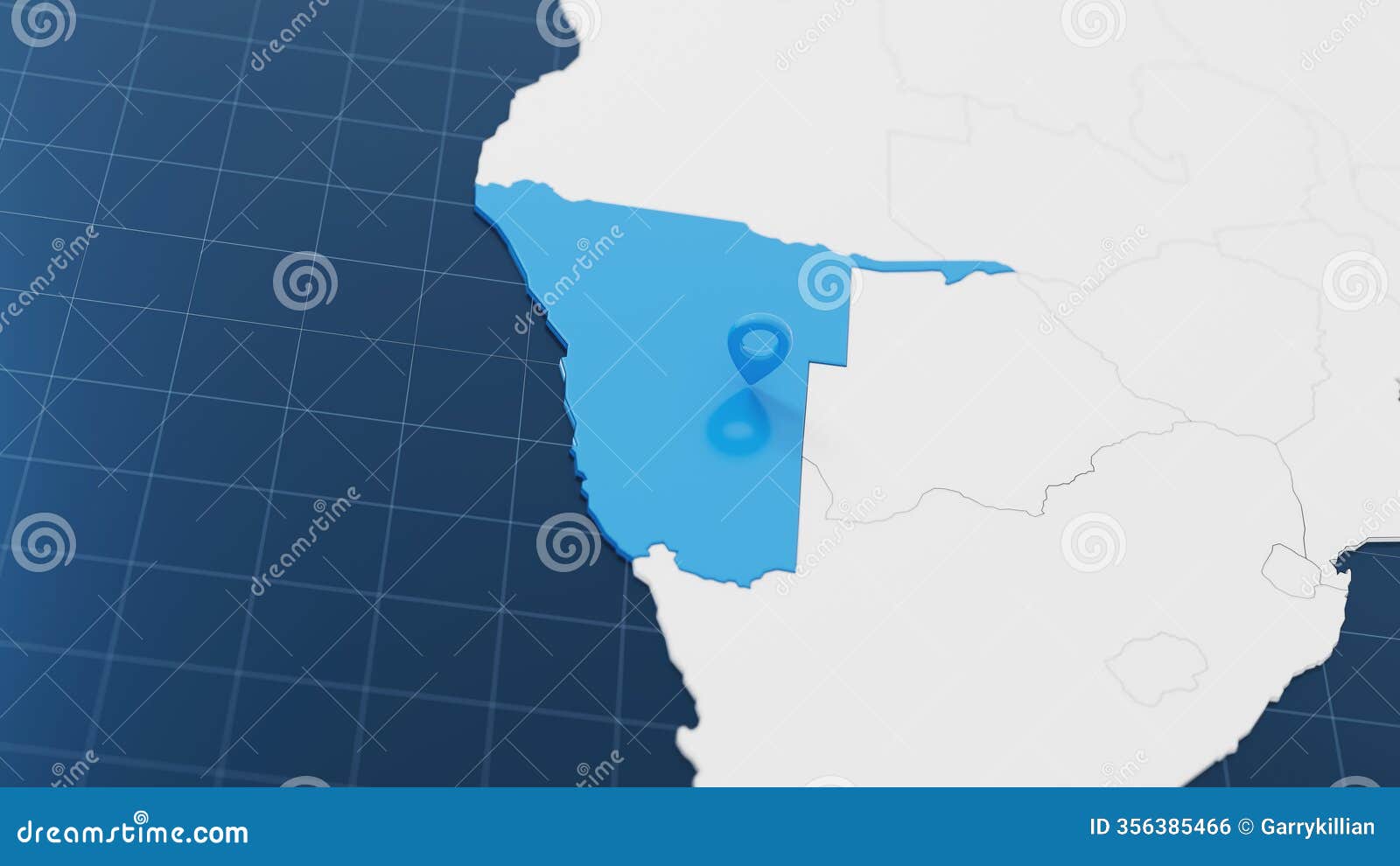 Political Map Of Namibia Isolated On White Background Cartoon Vector ...