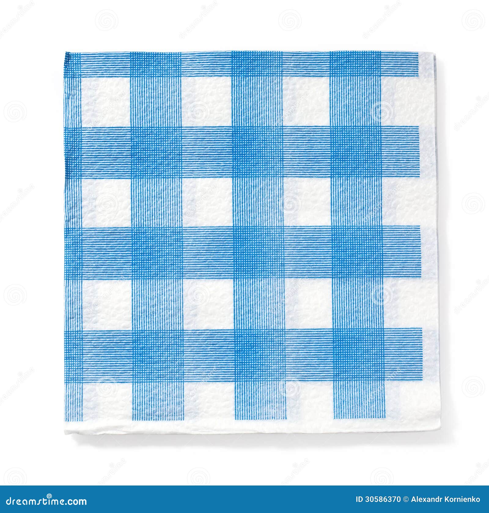 Blue napkin stock photo. Image of multi, neat, white - 30586370