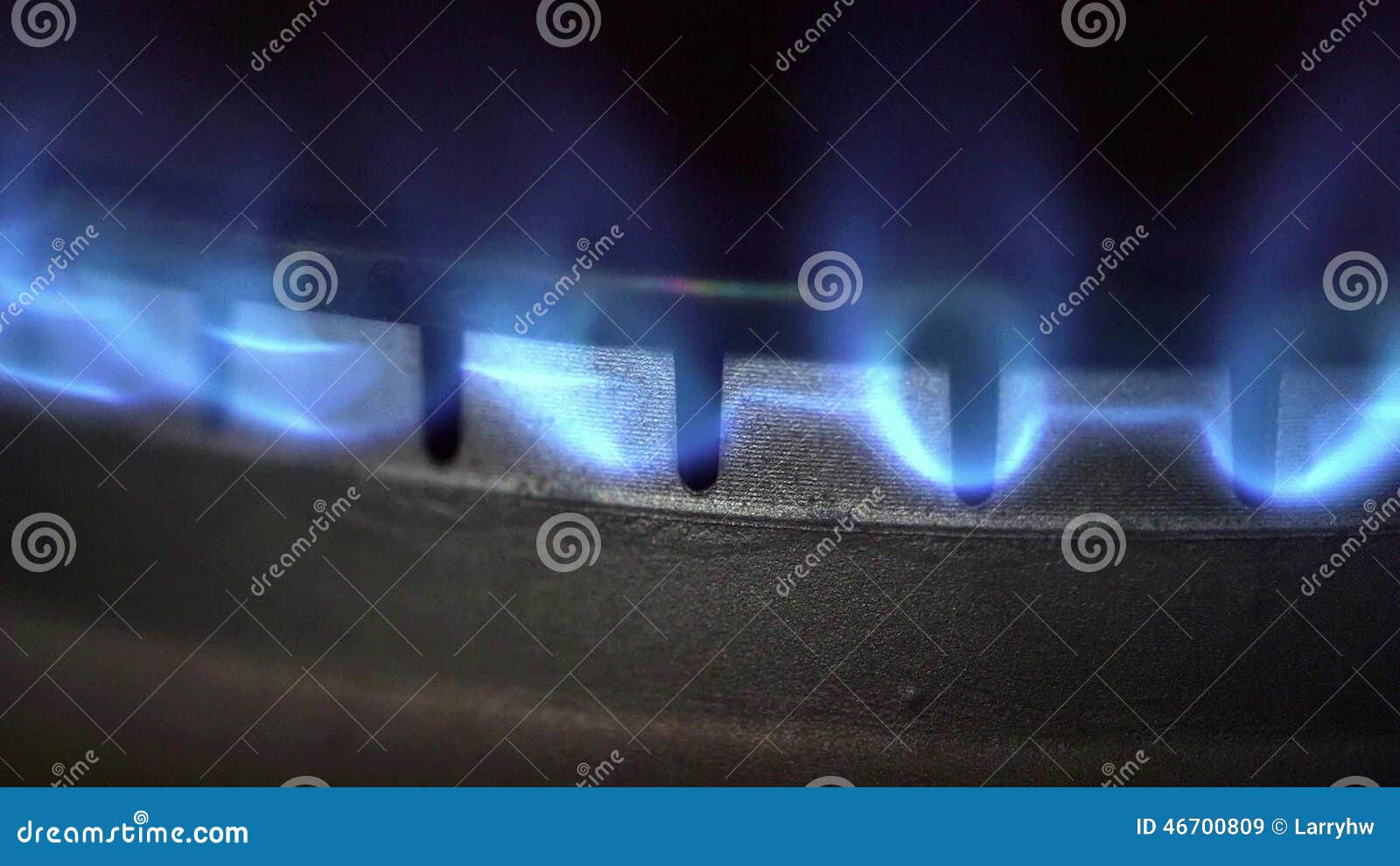 Blue Natural Gas Fire Flame Stock Video - Video of heat, glow: 46700809