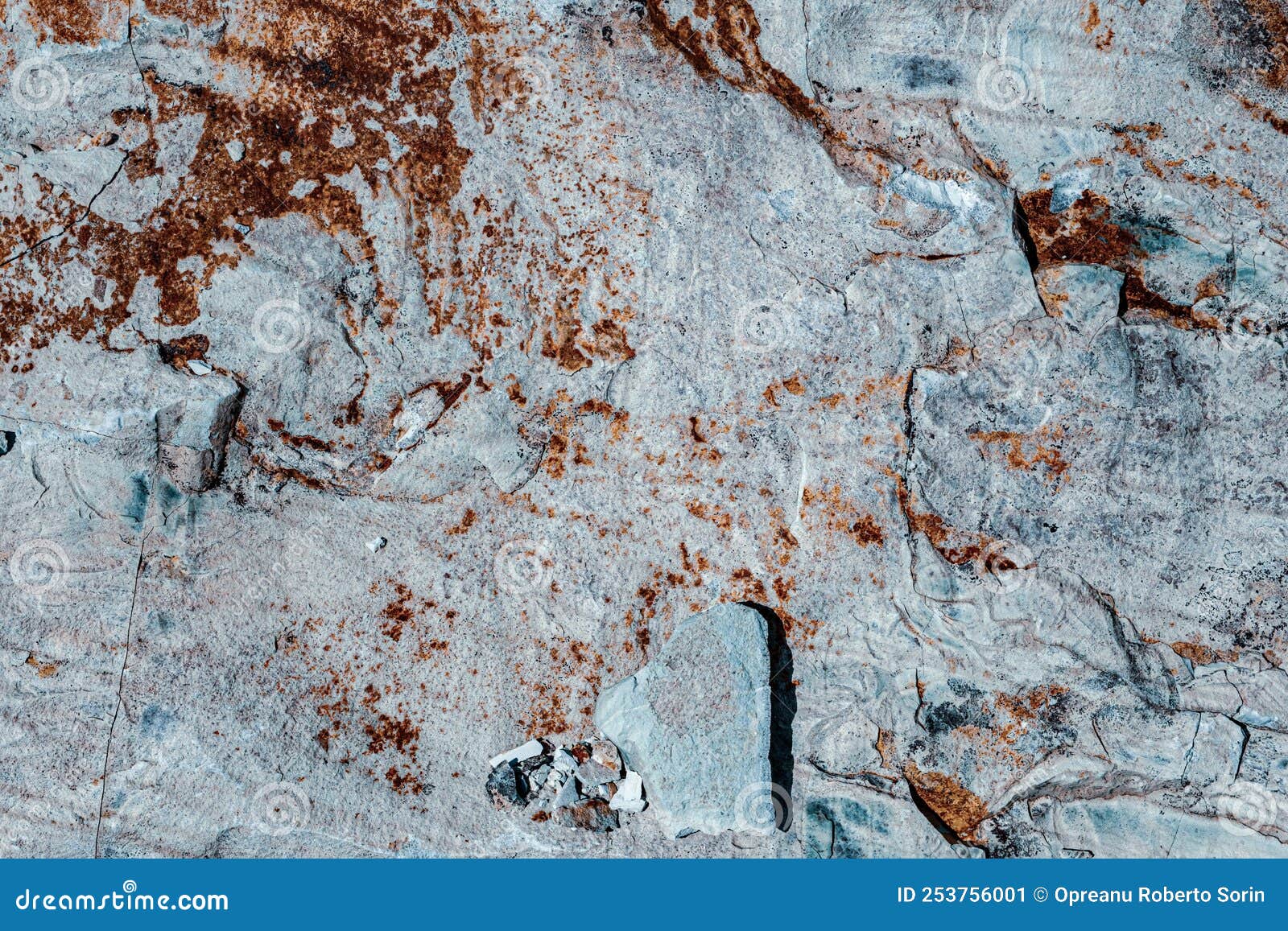 Blue natural rock texture stock image. Image of forest - 253756001