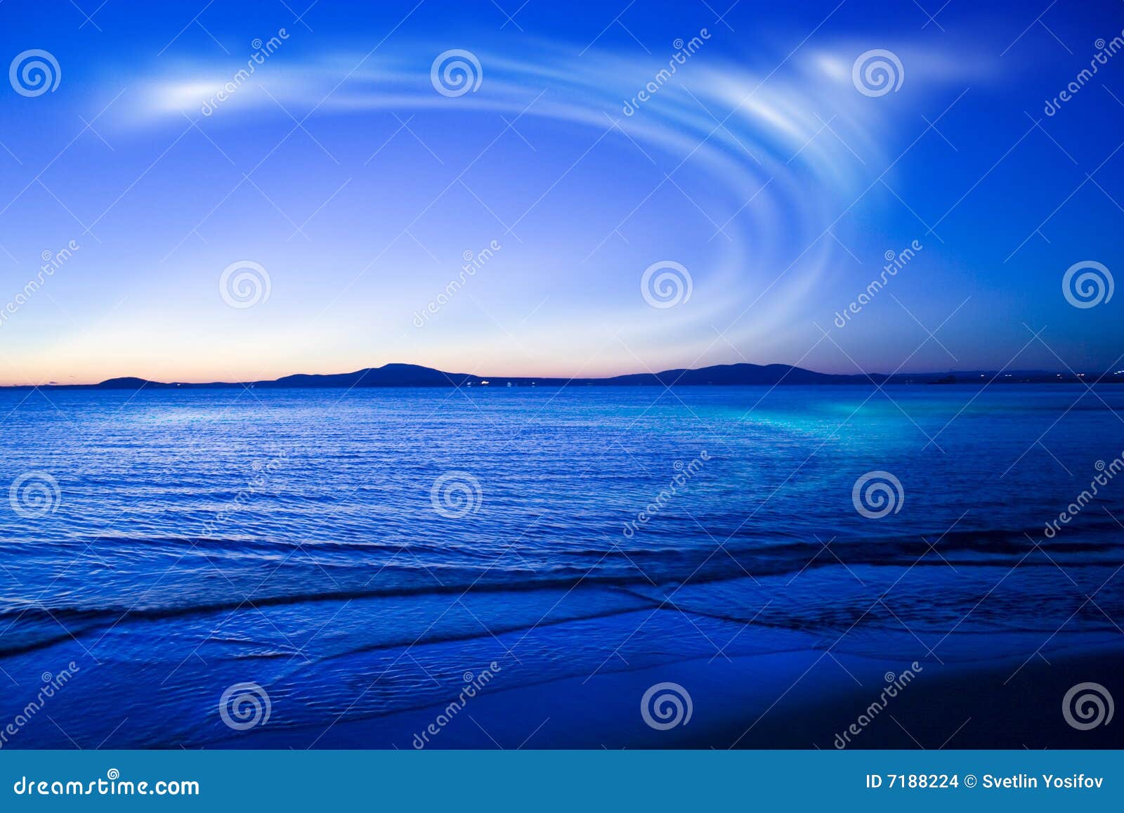 Blue nebula stock photo. Image of nebula, colorful, bulgaria - 7188224