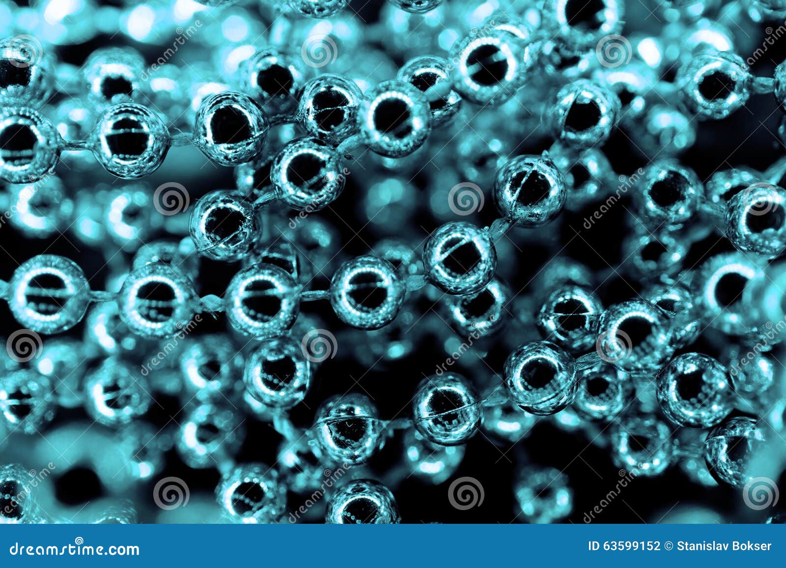 Blue Necklace Macro Abstract Background Stock Photo - Image of jewelery ...