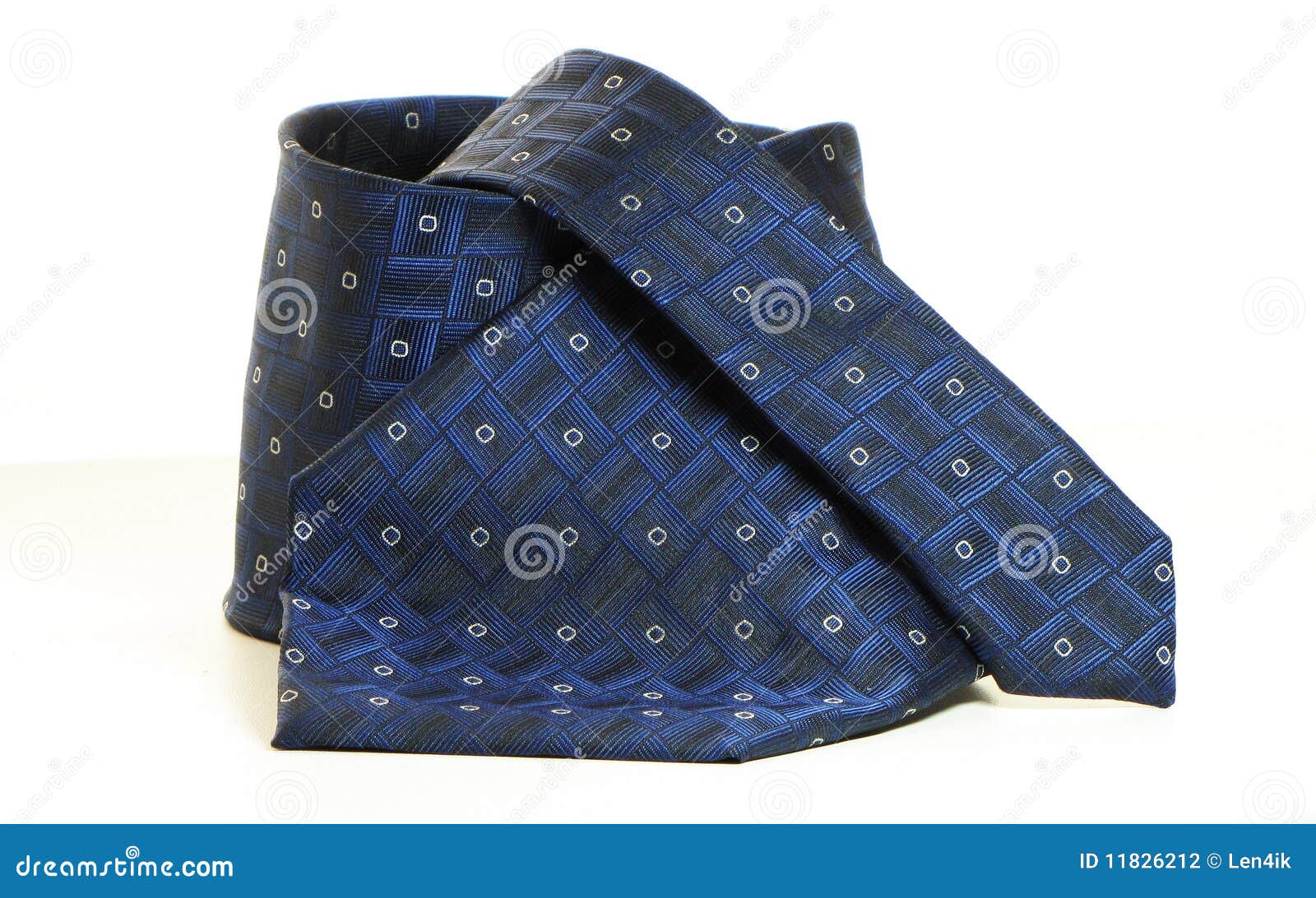 Blue necktie stock photo. Image of blue, lines, square - 11826212