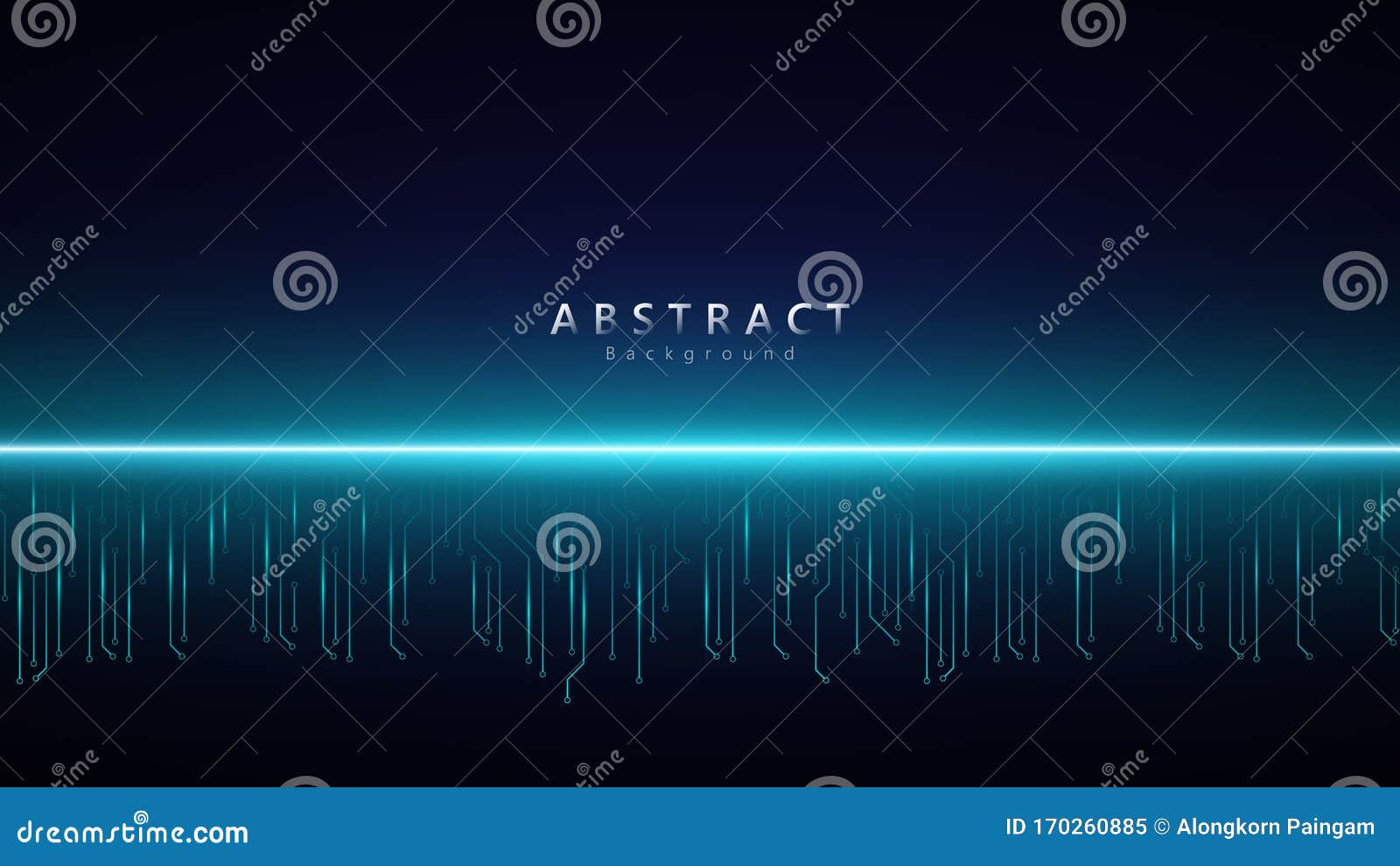 Blue Neon Cosmos Abstract Technology Cyberspace Background,connectivity ...