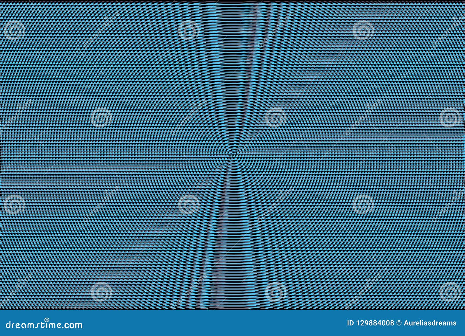 Blue Neon Halftone Absract Background. Hypnotic Optical Illusion ...