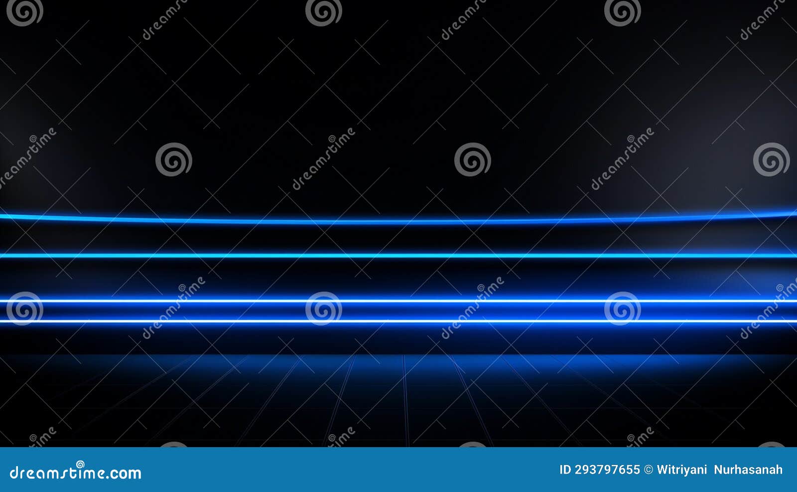 Blue Neon Line in the Dark Background with Blank Space.generative Ai ...