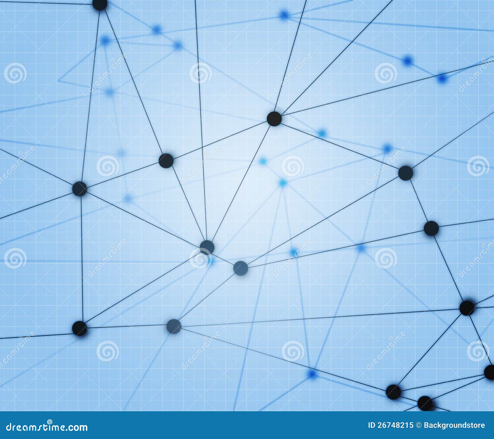 Blue Network Background stock illustration. Illustration of blue - 26748215