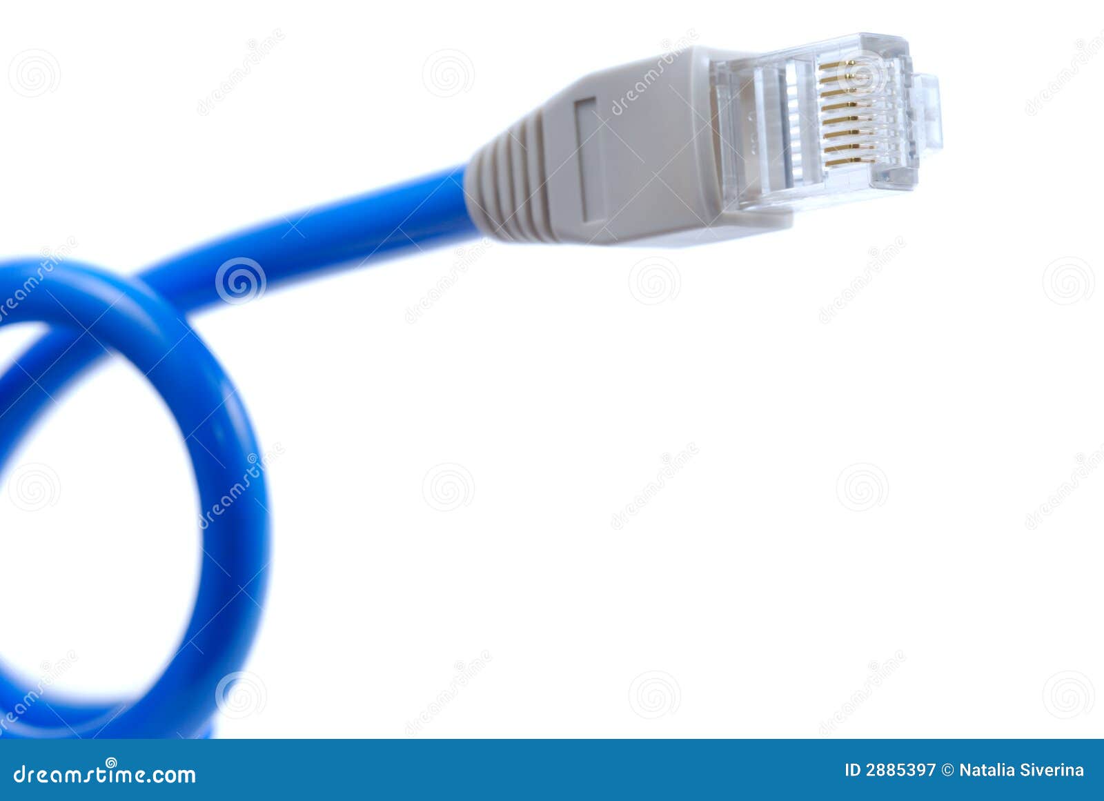 Blue Network Loop stock image. Image of rubber, plugin - 2885397