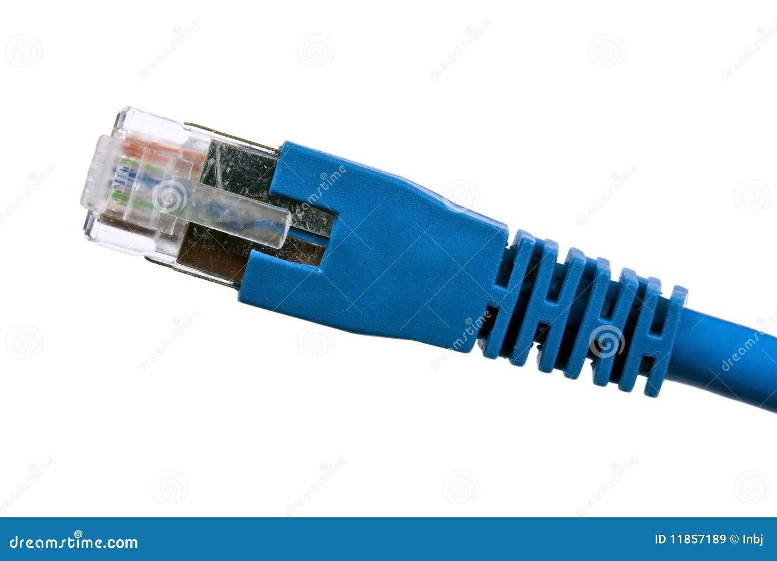 Blue network plug stock image. Image of closeup, connection - 11857189