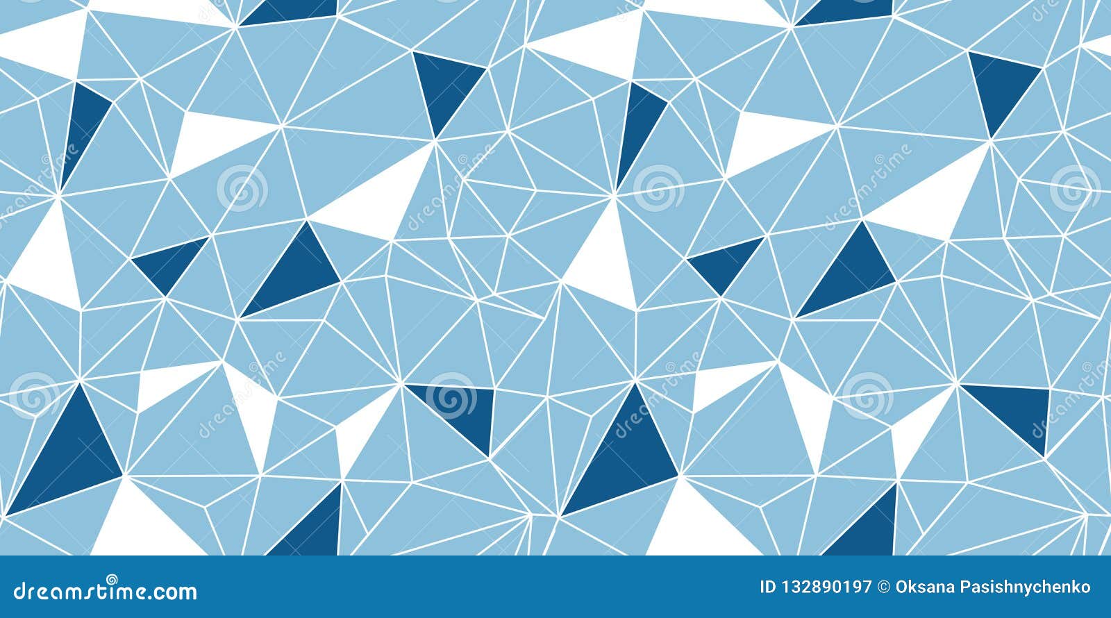 Blue Network Web Texture Seamless Pattern. Stock Vector - Illustration ...