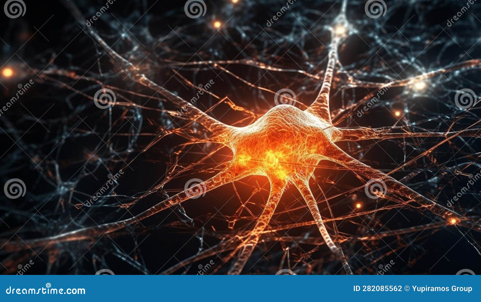 Neural Axon Diagram Vector Illustration Graphic | CartoonDealer.com ...