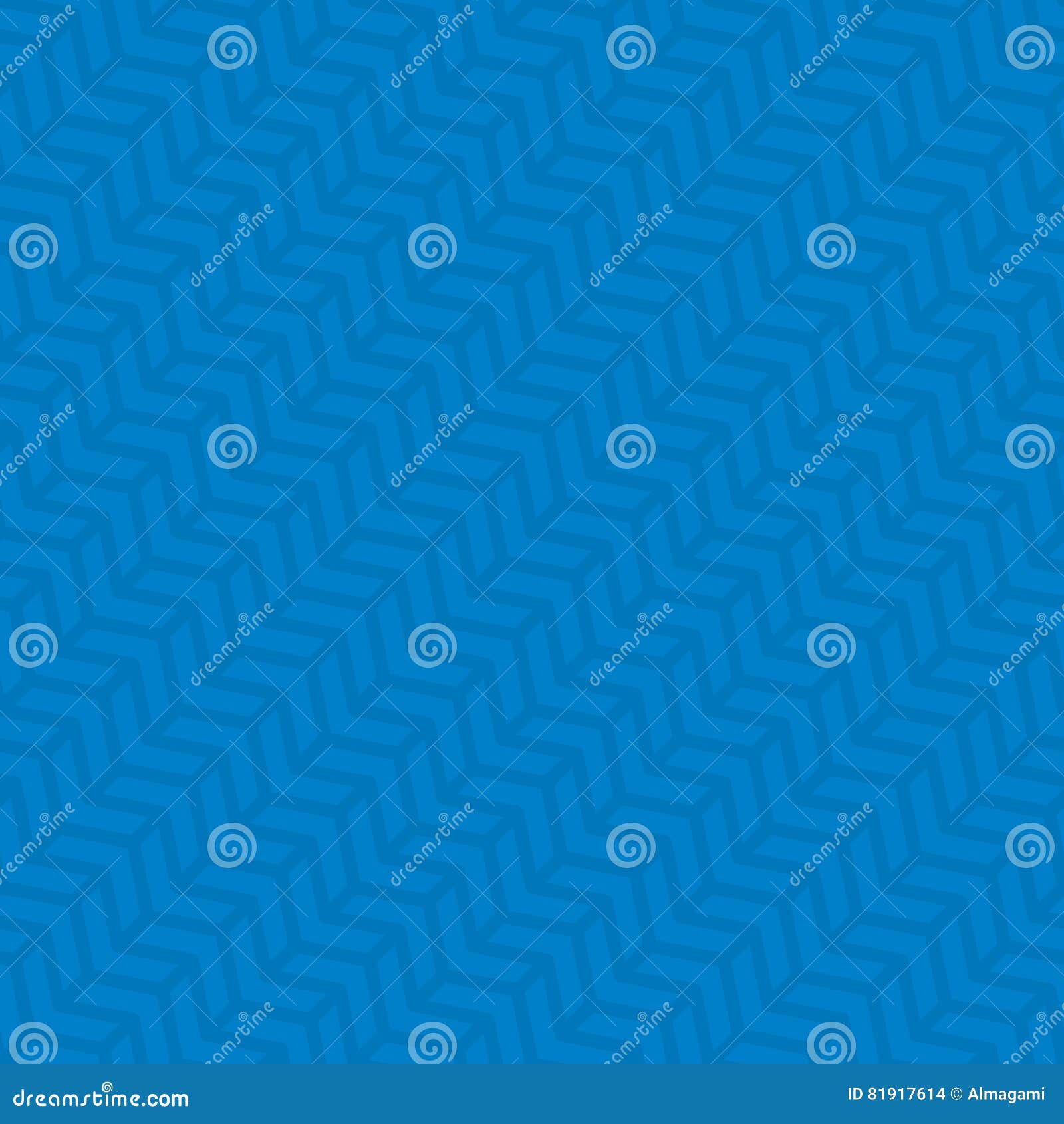 Blue Neutral Seamless Pattern for Modern Design in Flat Style. Stock ...