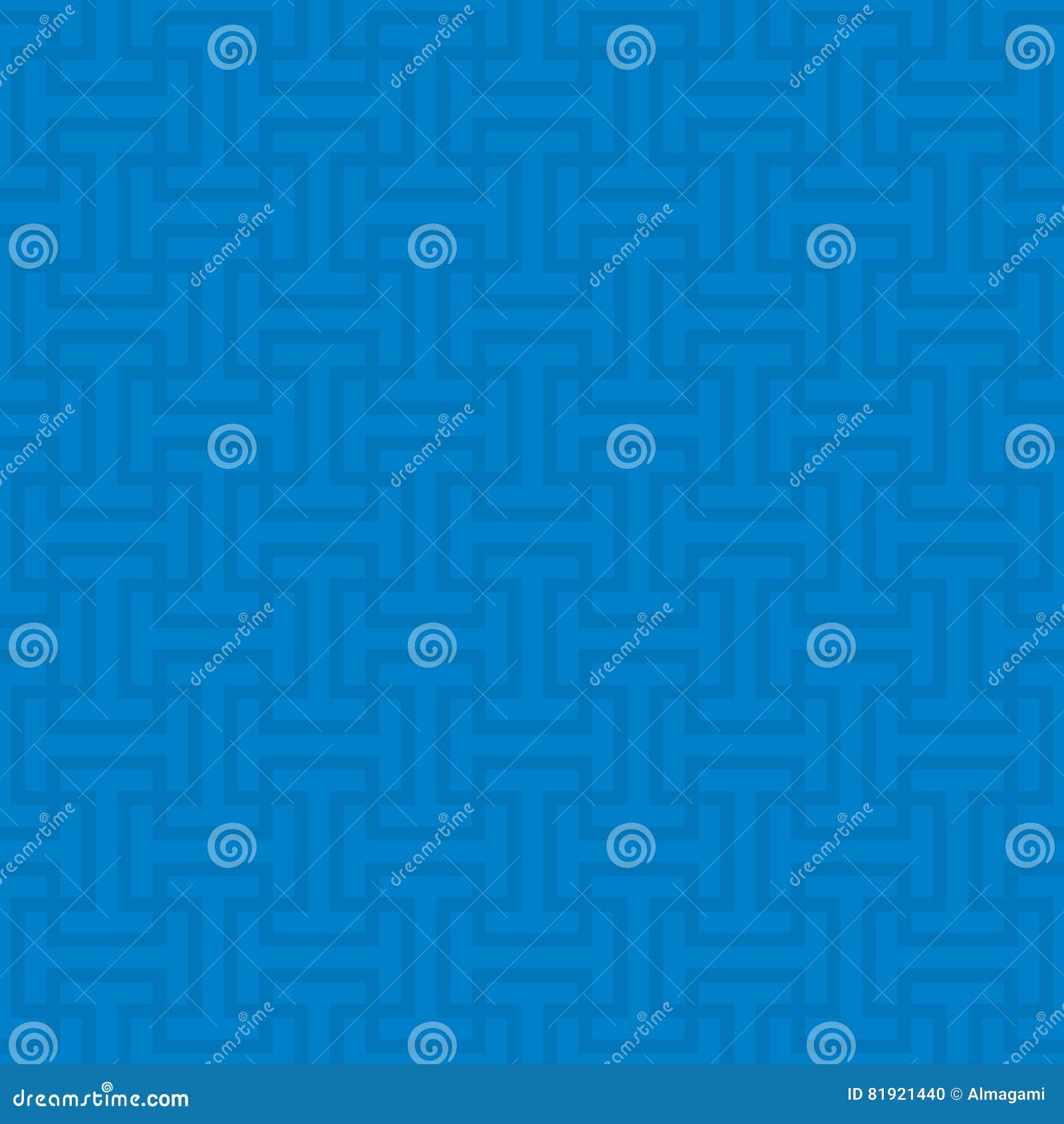 Blue Neutral Seamless Pattern for Modern Design in Flat Style. Stock ...