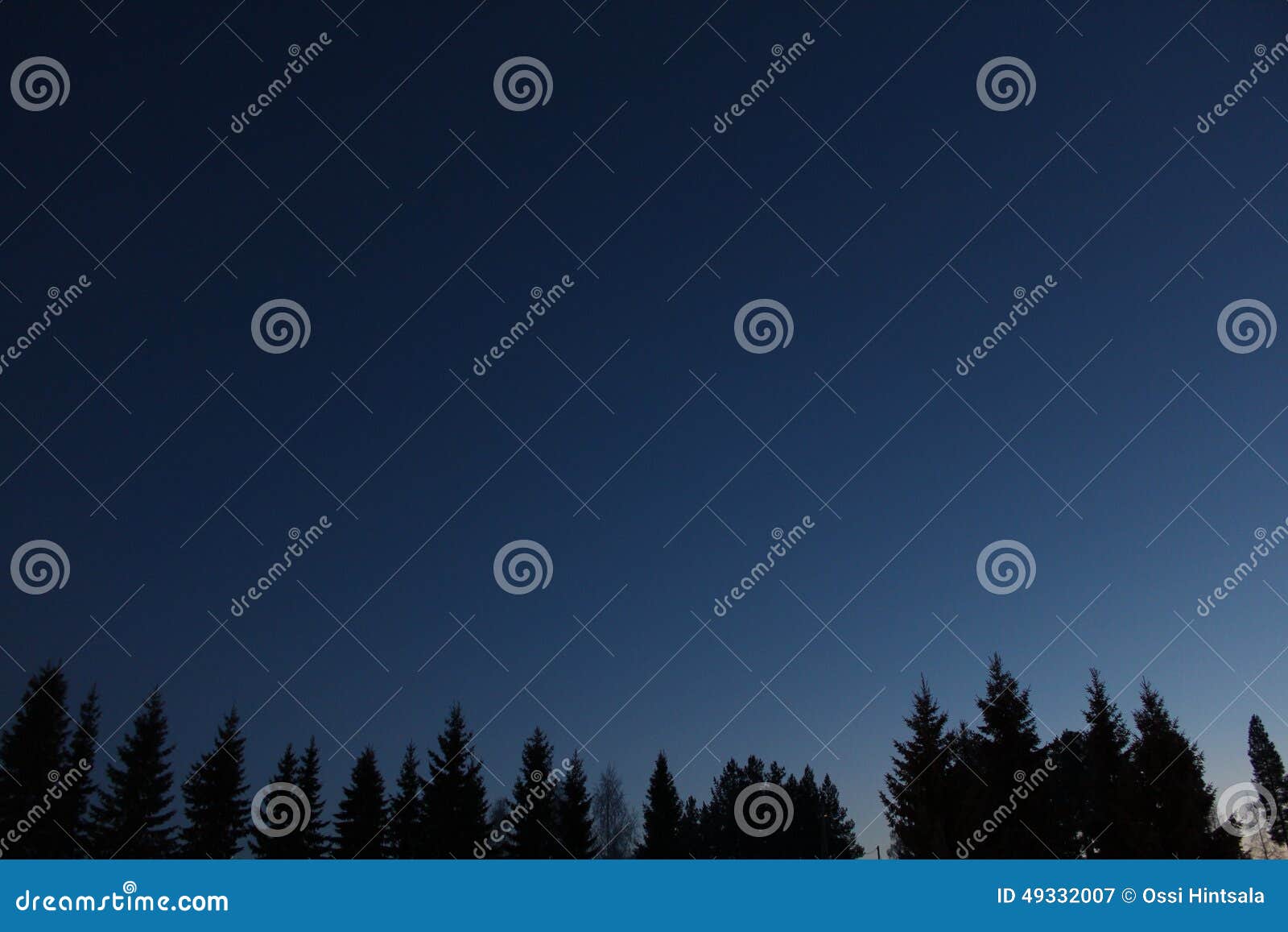 Blue night sky stock image. Image of finland, night, evening - 49332007