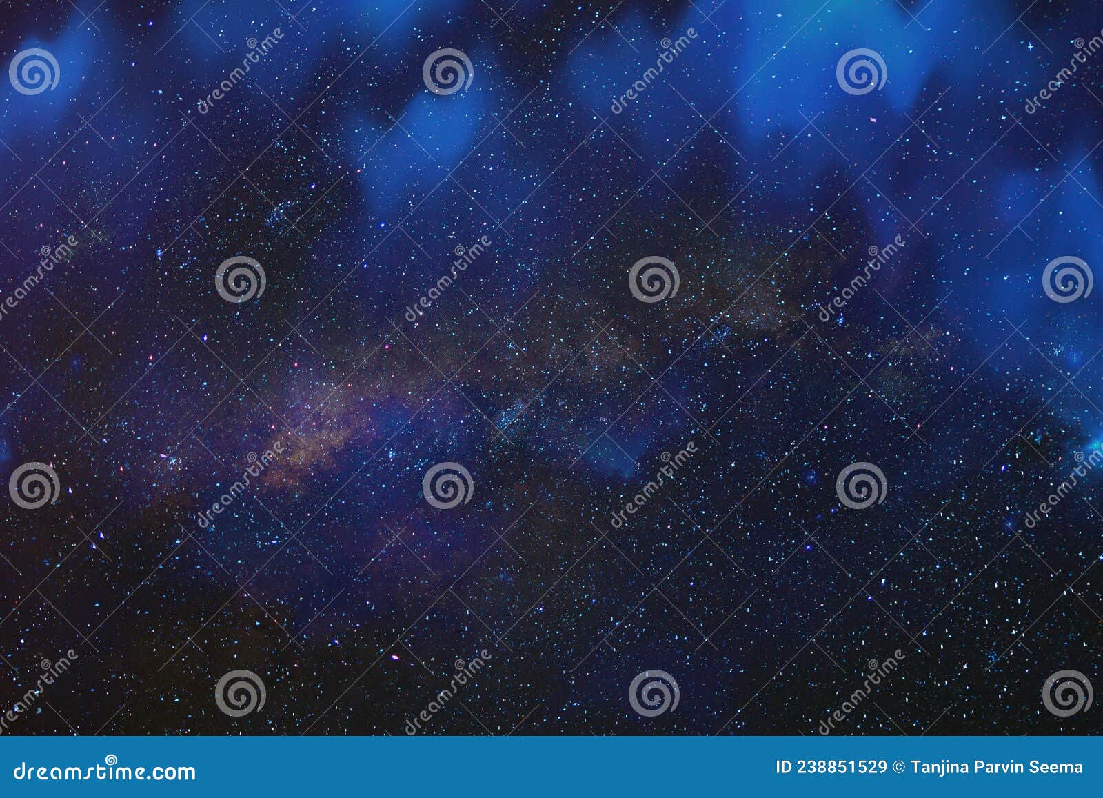 Blue Night Sky with Stars. Night Sky Wallpapers Stock Image - Image of ...
