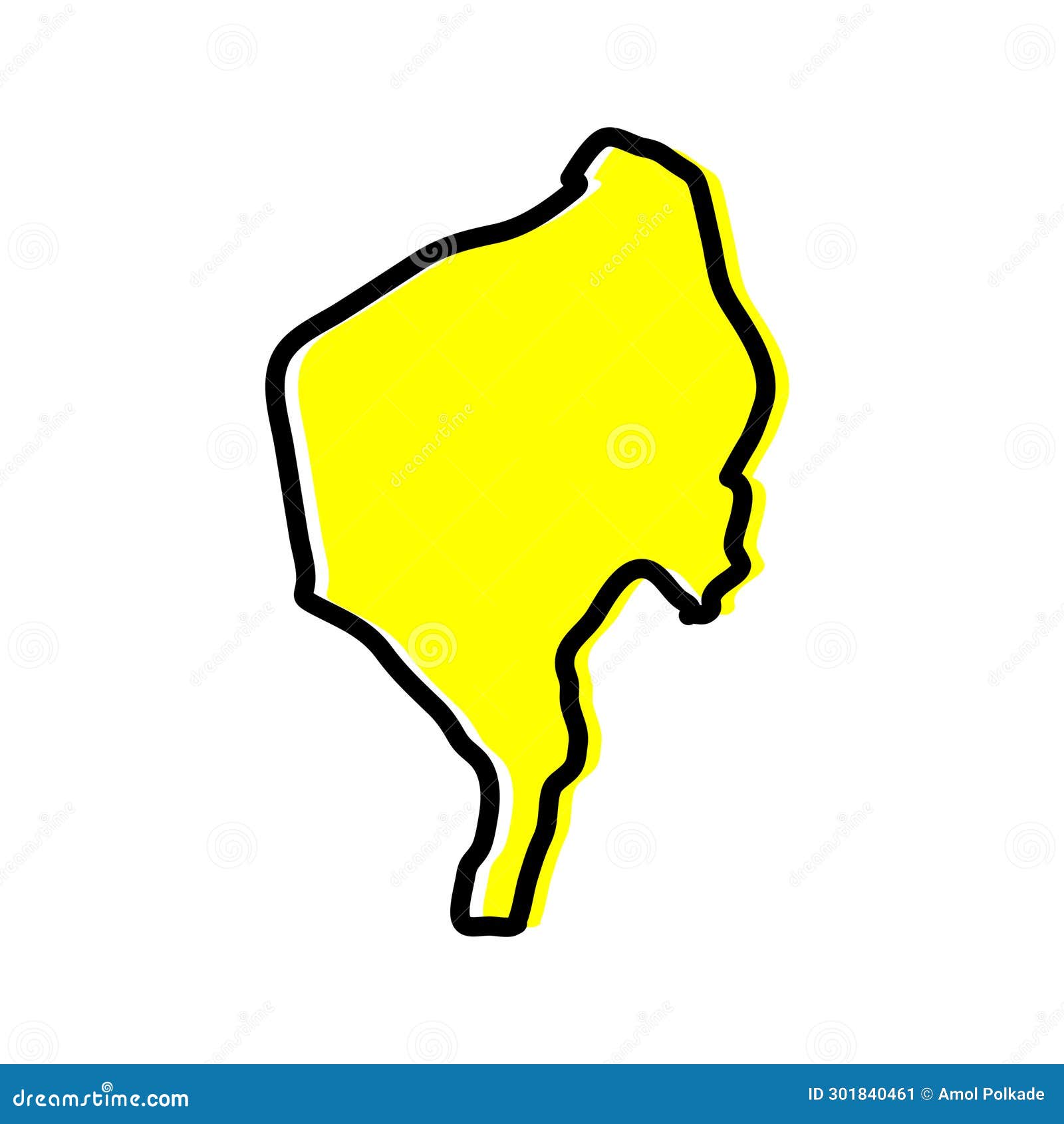 Blue Nile State of Sudan Vector Map Illustration Stock Illustration ...